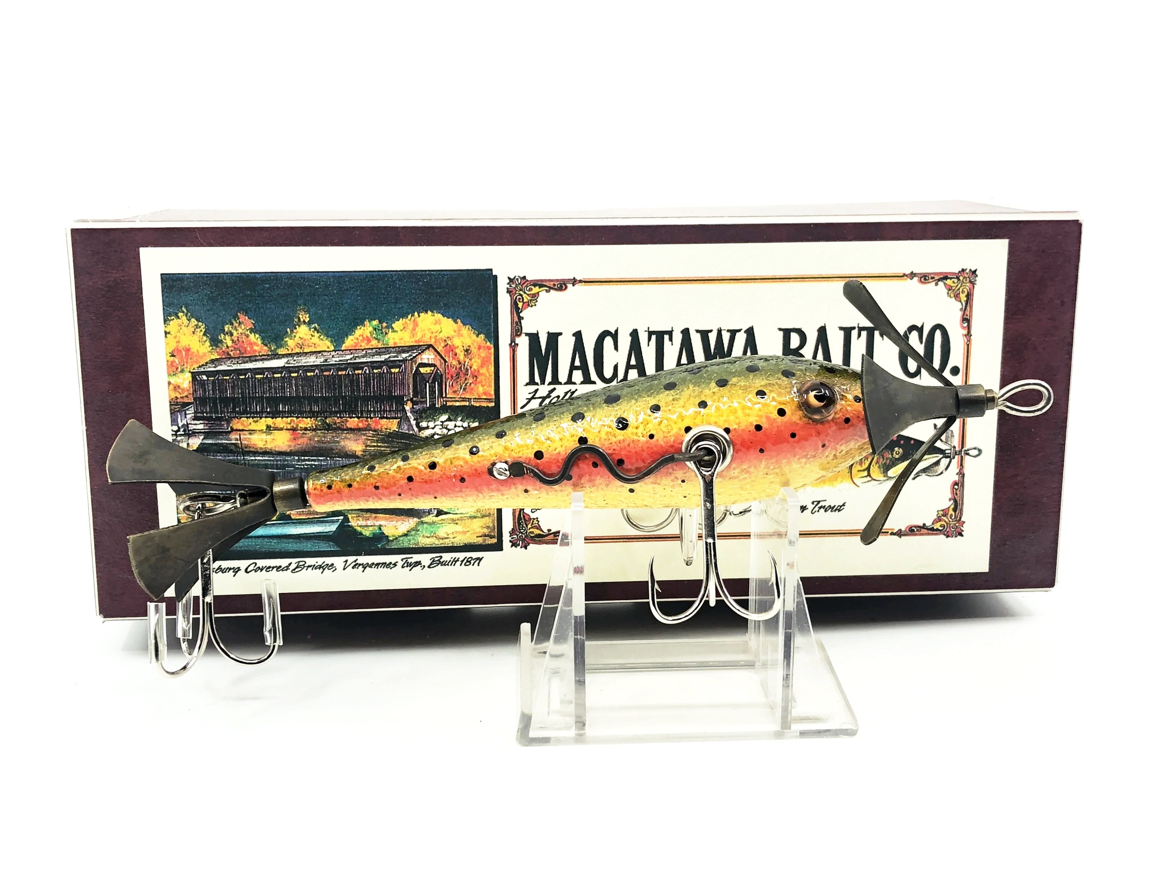 Macatawa Bait Co. Whirlaway Musky Minnow Rainbow Trout Lure w/Box – My ...