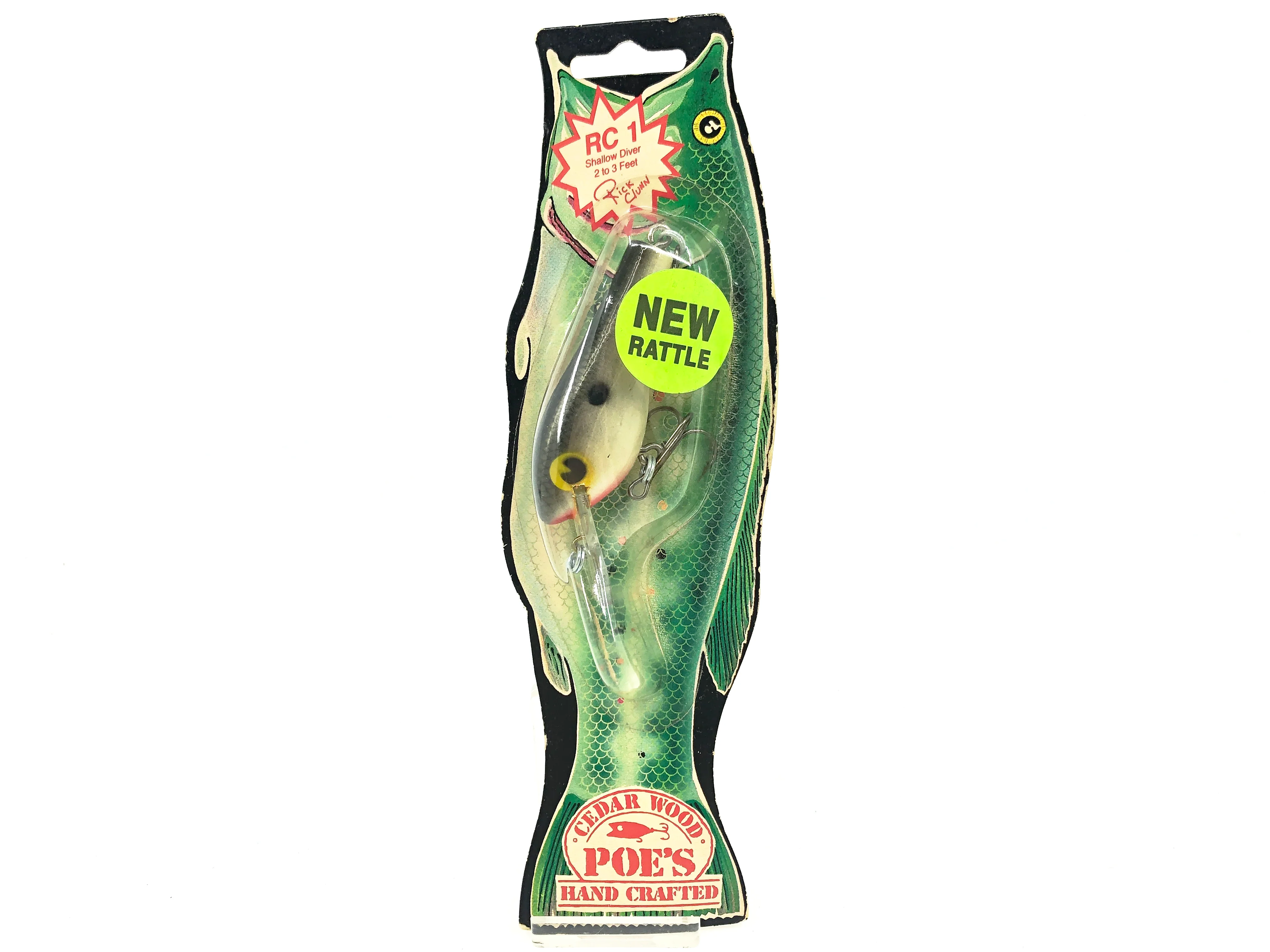 Poe's Super Cedar RC1, #20 Tennessee Shad Color on Card – My Bait Shop, LLC