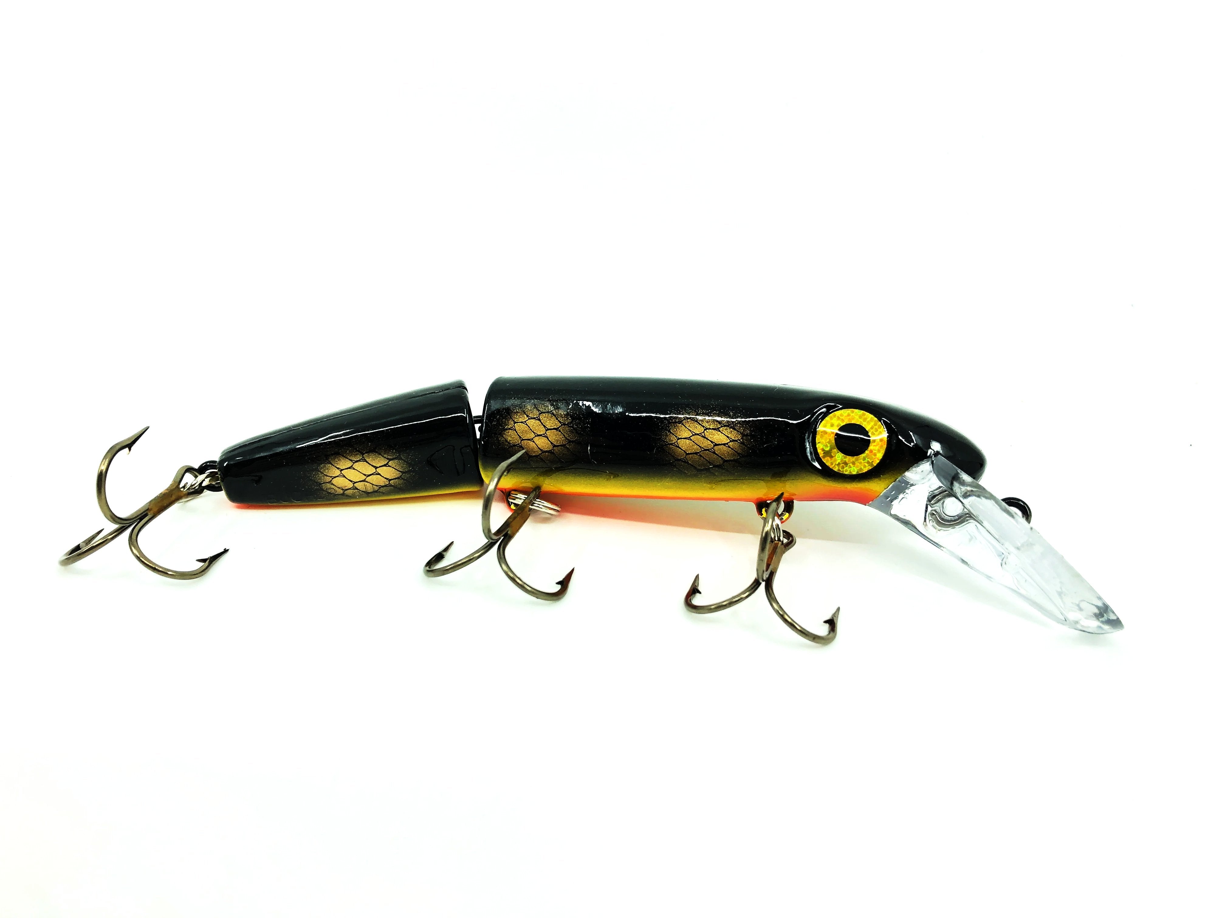 Joe Bucher Tackle Co. Buchertail Jointed Depth Raider 6", Black Perch ...