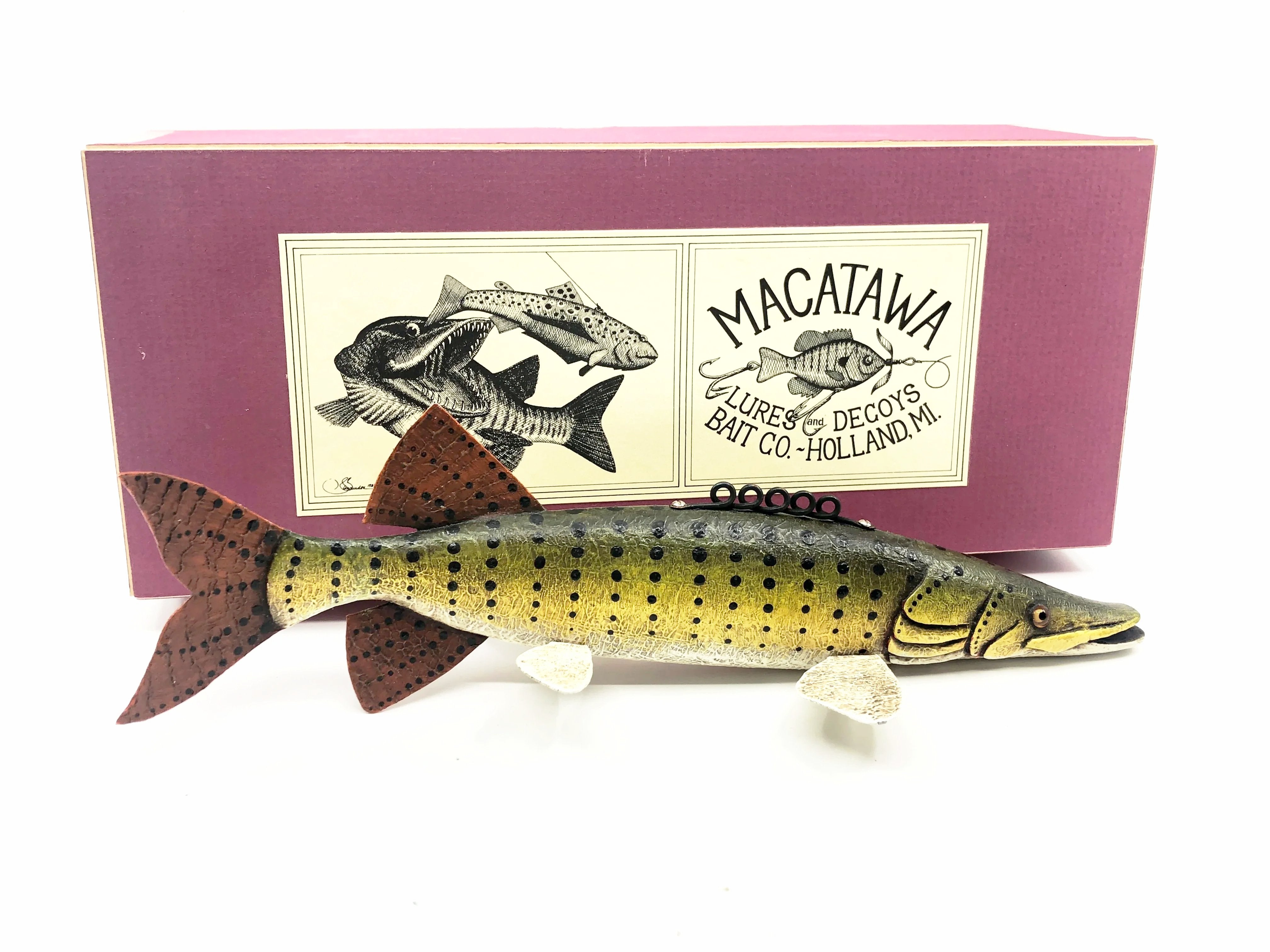 Macatawa Bait Co. Musky Decoy w/Box – My Bait Shop, LLC