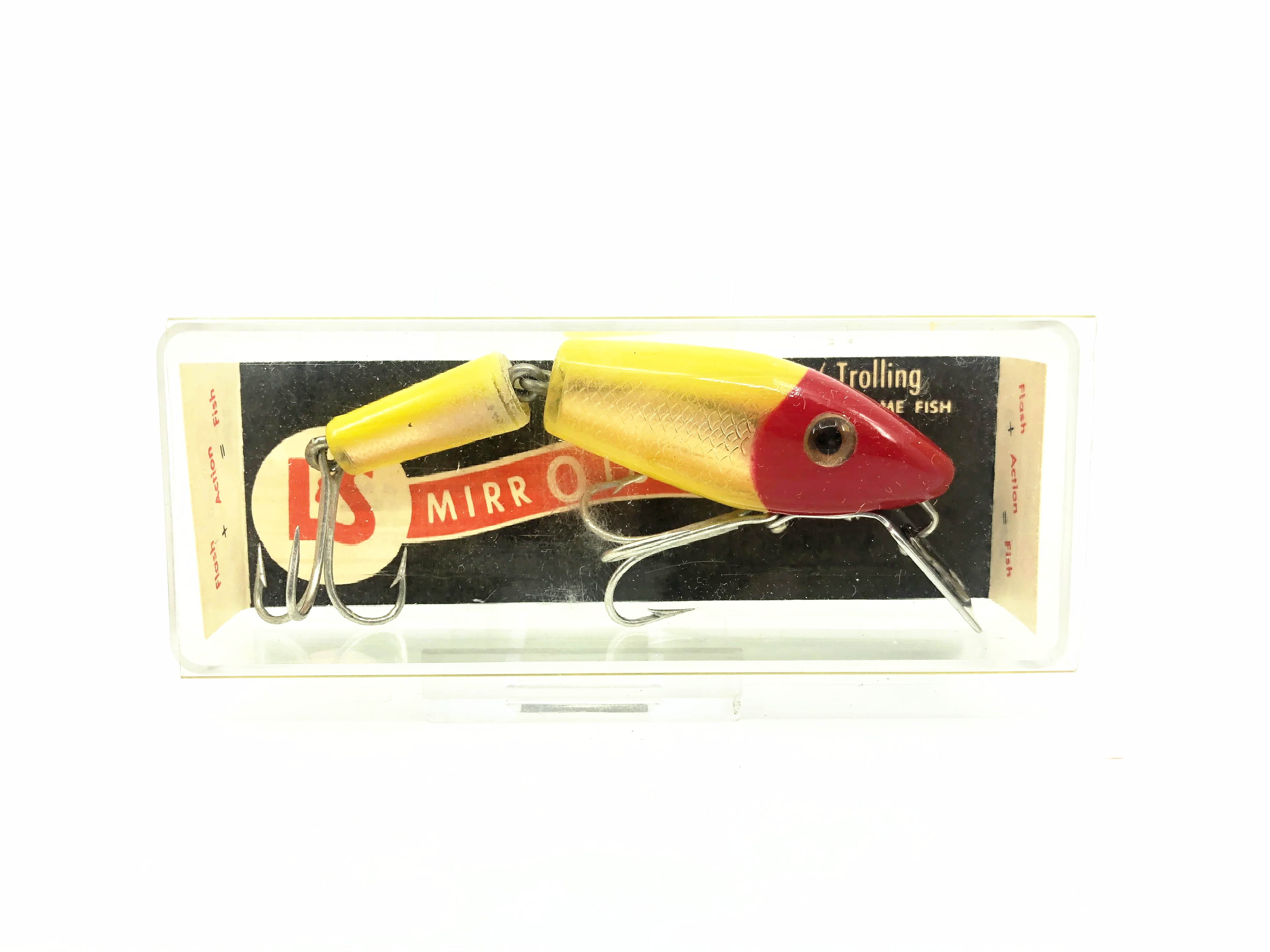 L & S 25M Minnow, #12 Red Head/Yellow Body/Gold Scale Color w/Box – My ...