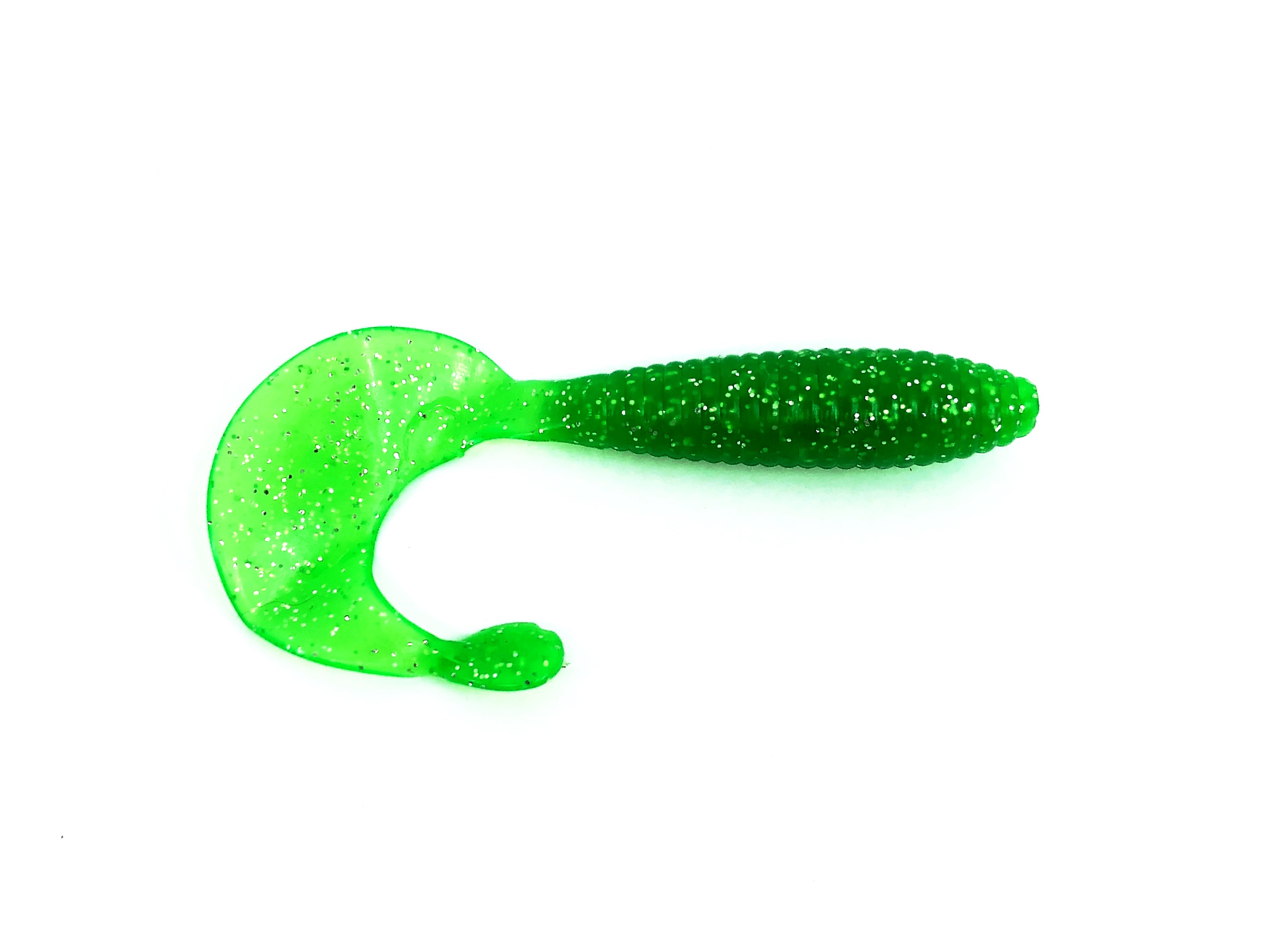 Get Bit Baits X Viper Hyper Tail 4", Lime Color - 5 Pack – My Bait Shop ...