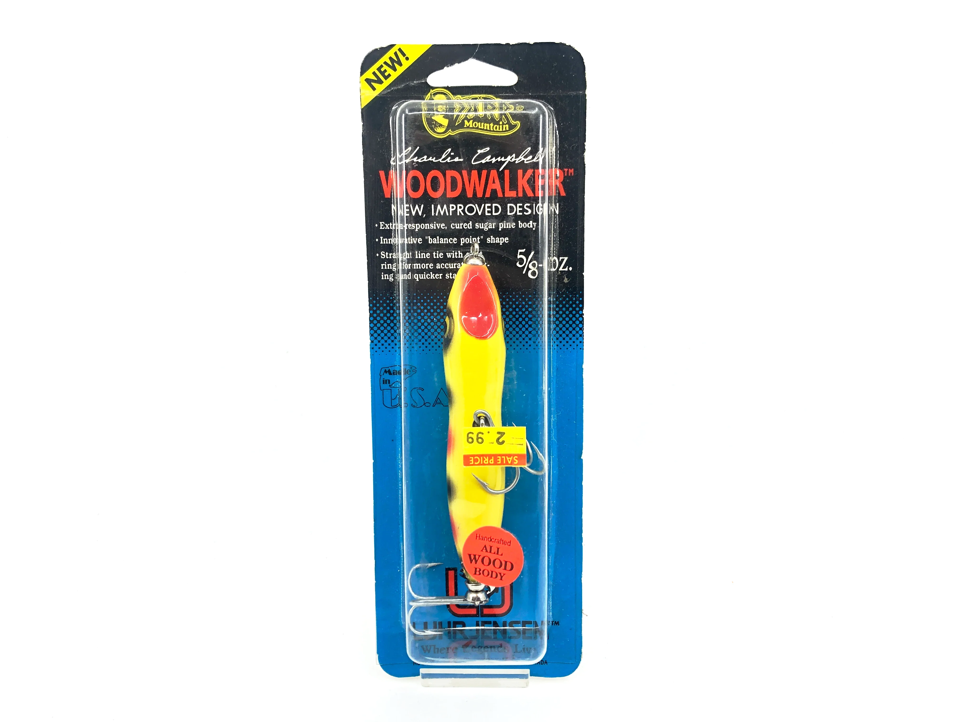 Helin Flatfish T50 New with Box Gold Scale Black Back White Belly Colo ...