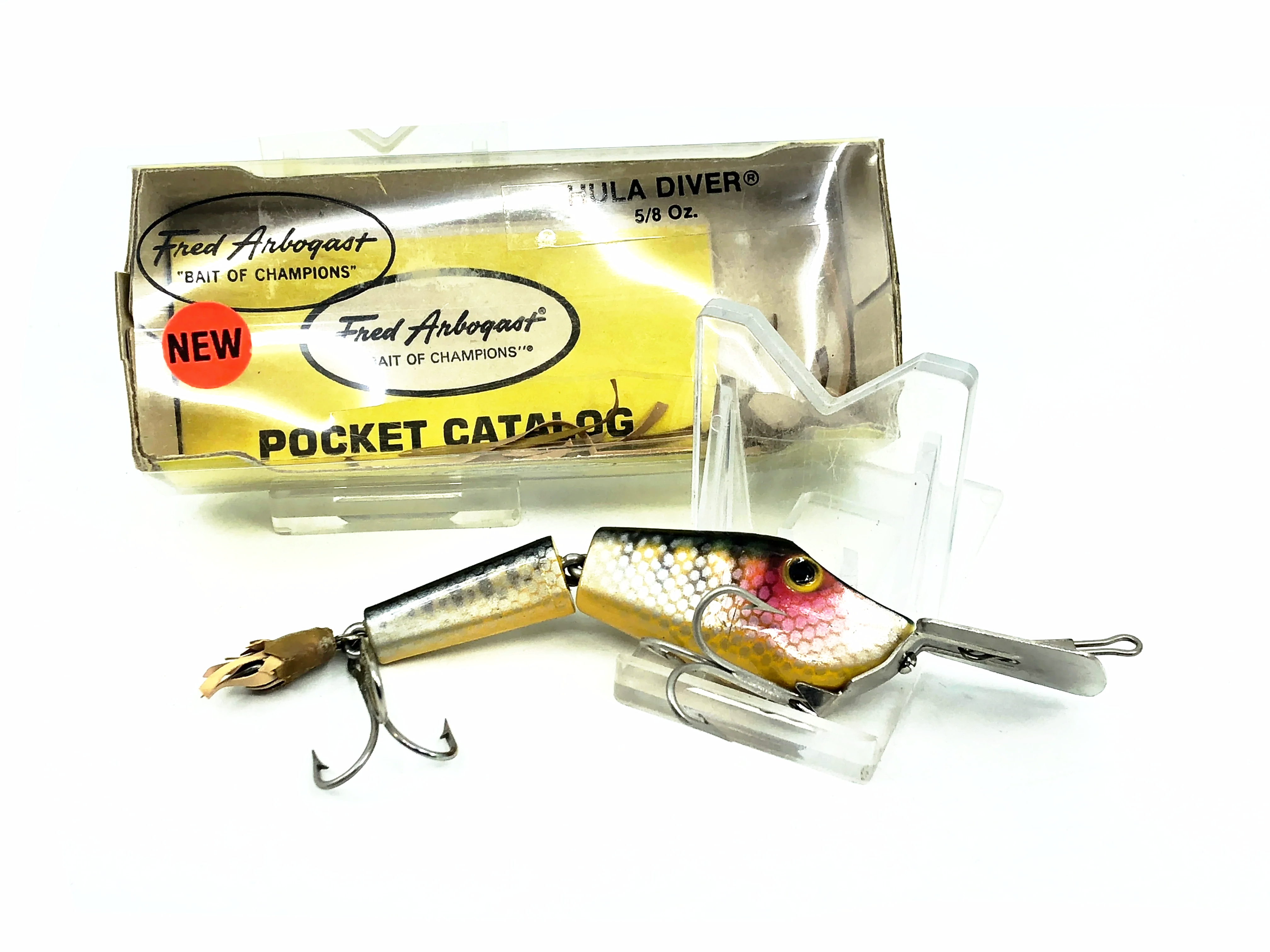 Arbogast Hula Diver 5/8oz, Perch Color with Box – My Bait Shop, LLC