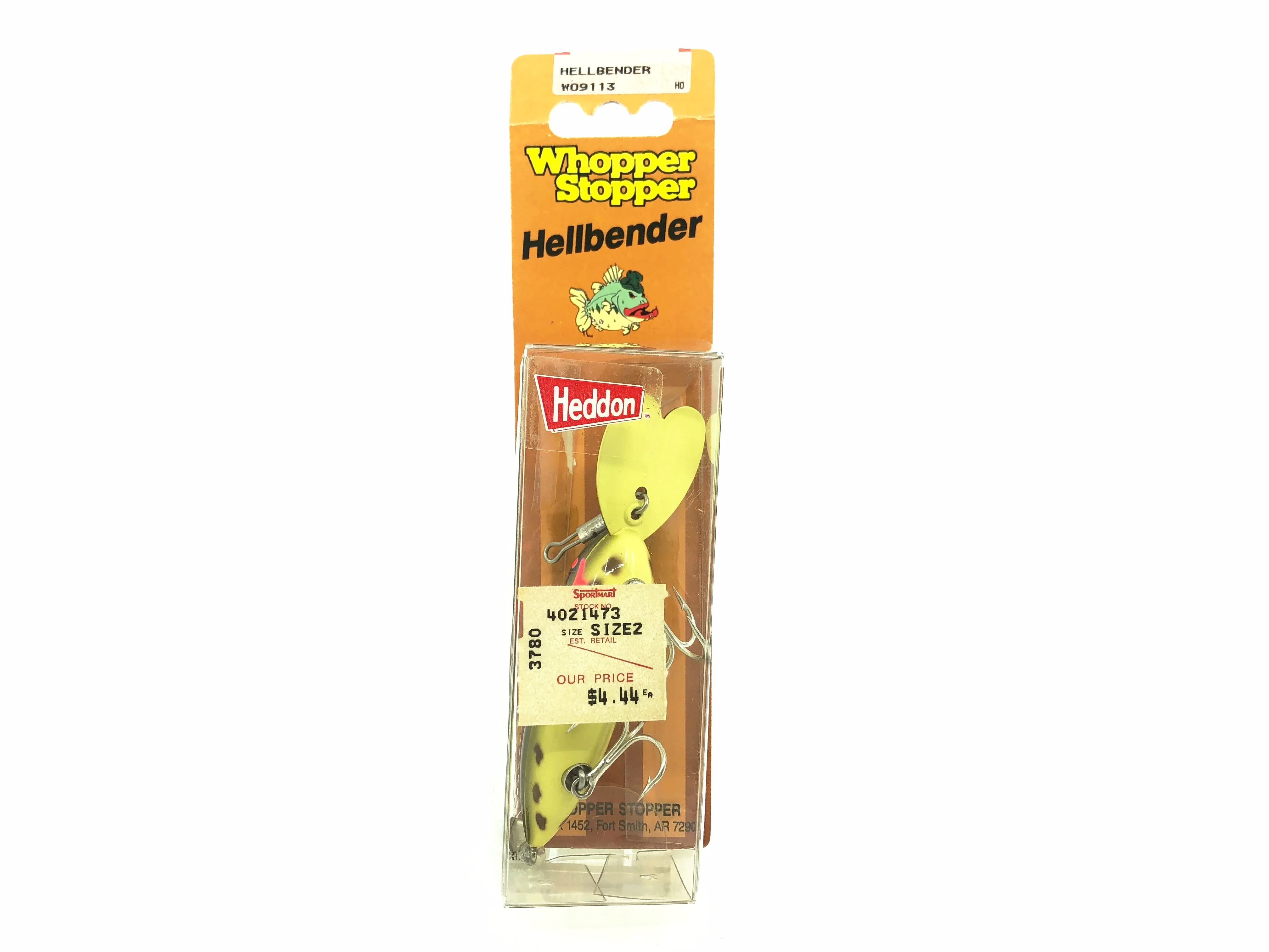 Hellbender Whopper Stopper, Frog Spot Color with Card – My Bait Shop, LLC