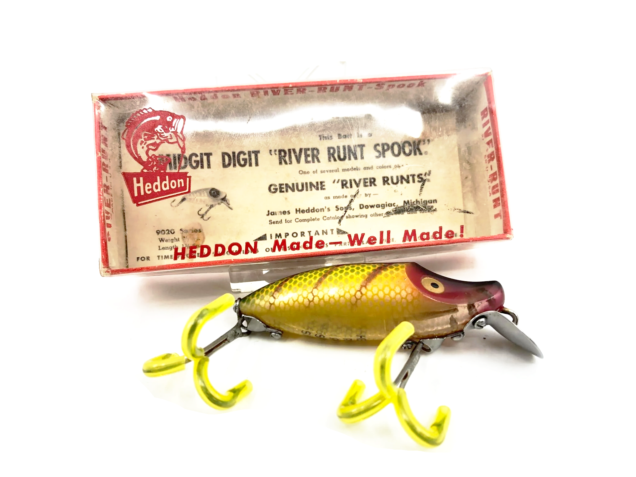 Heddon River Runt Spook Sinker Perch Color with Incorrect Box – My Bait ...