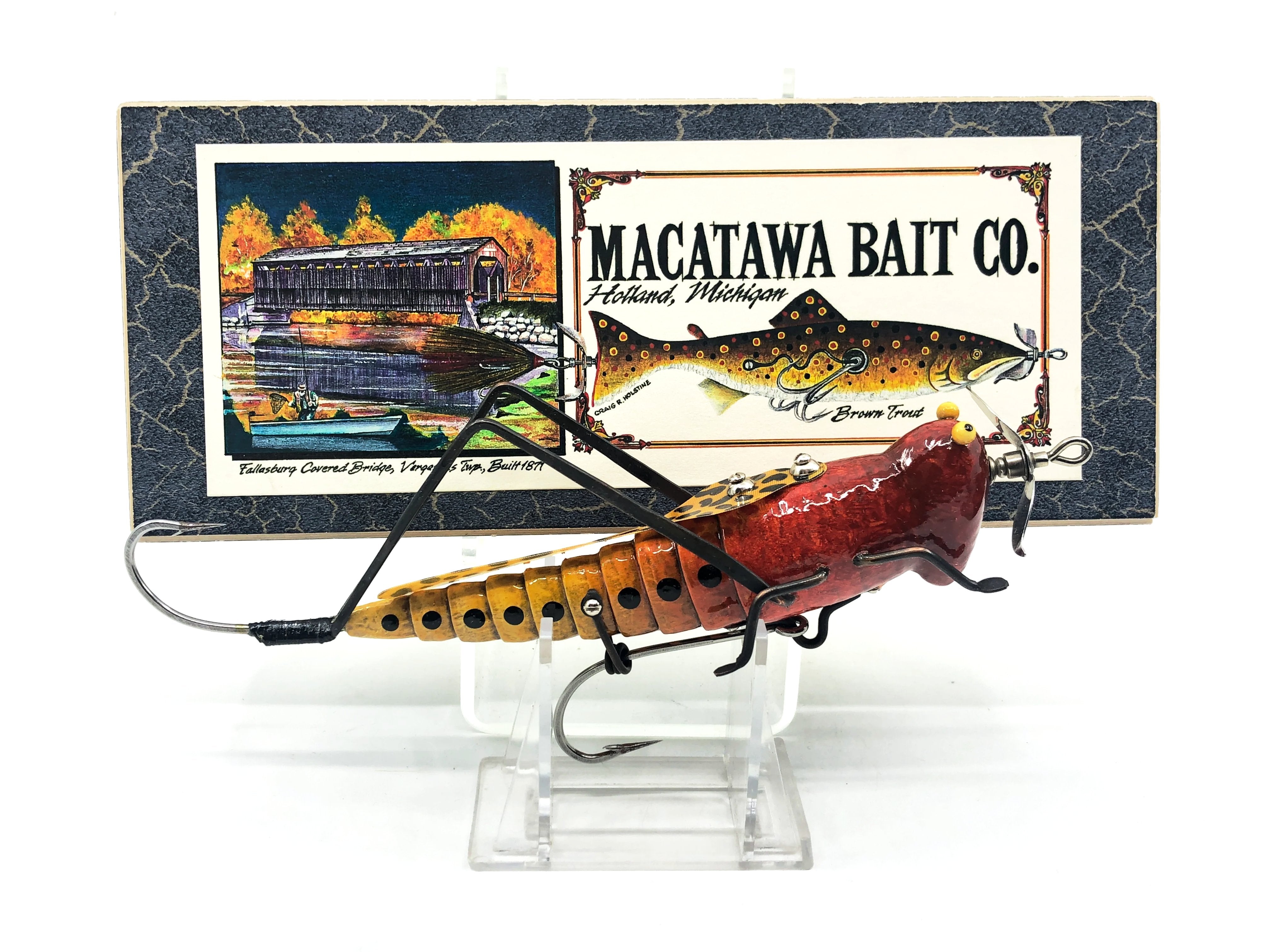 Macatawa Bait Co. Large Muskie Grasshopper Lure w/Box – My Bait Shop, LLC