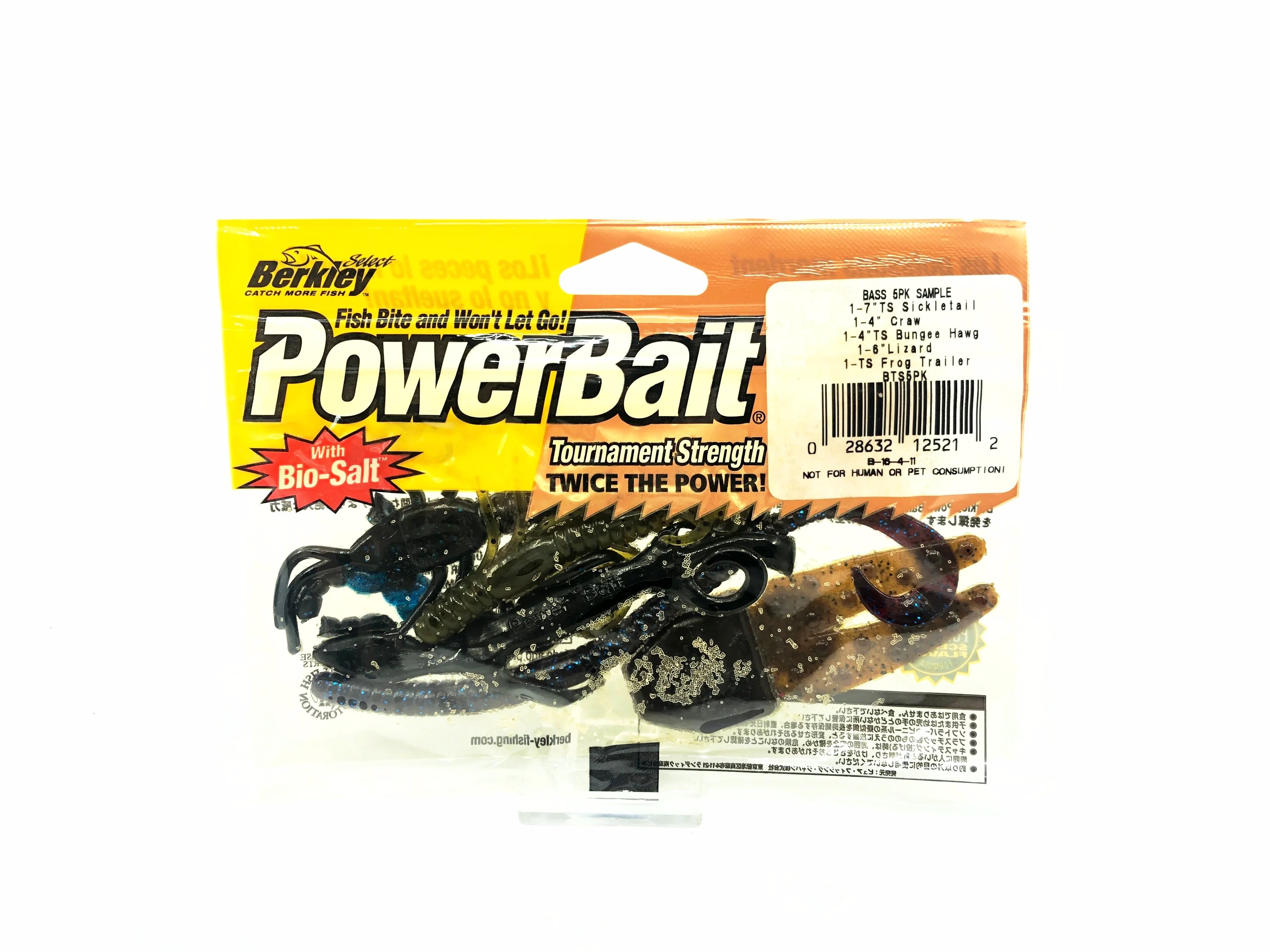 Berkley Bass 5 Pack Sample Pack – My Bait Shop, LLC