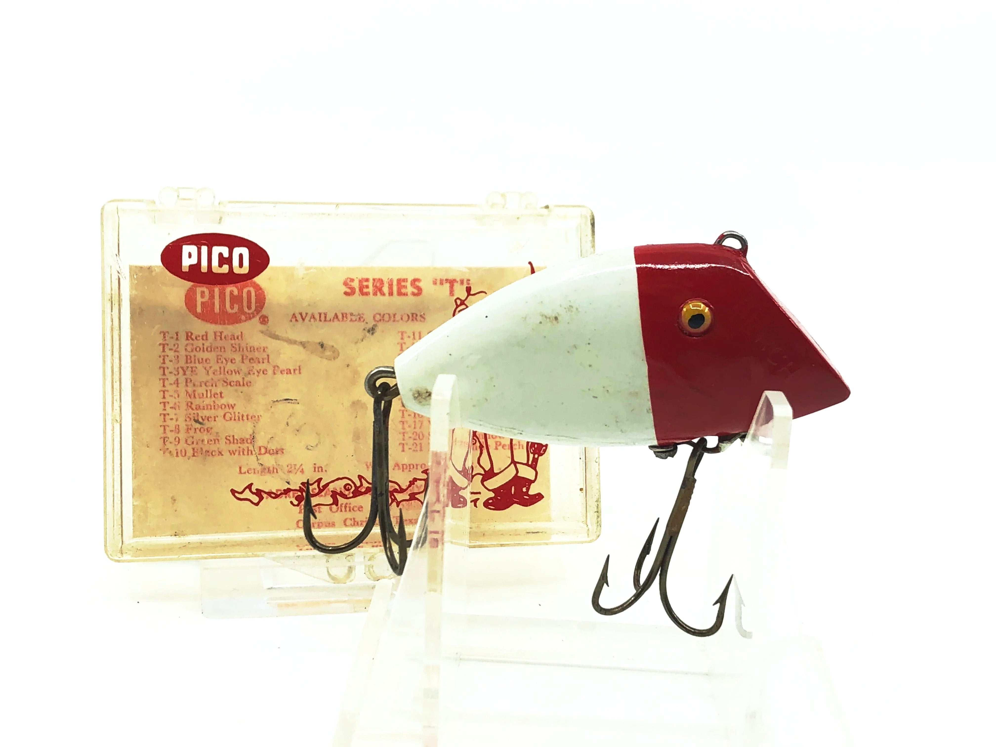 PICO Perch, White/Red Color with Box – My Bait Shop, LLC