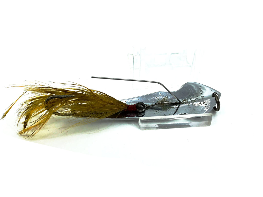 Tony Accetta Pet 15 Spoon, Yellow Feather Tail Color – My Bait Shop, LLC