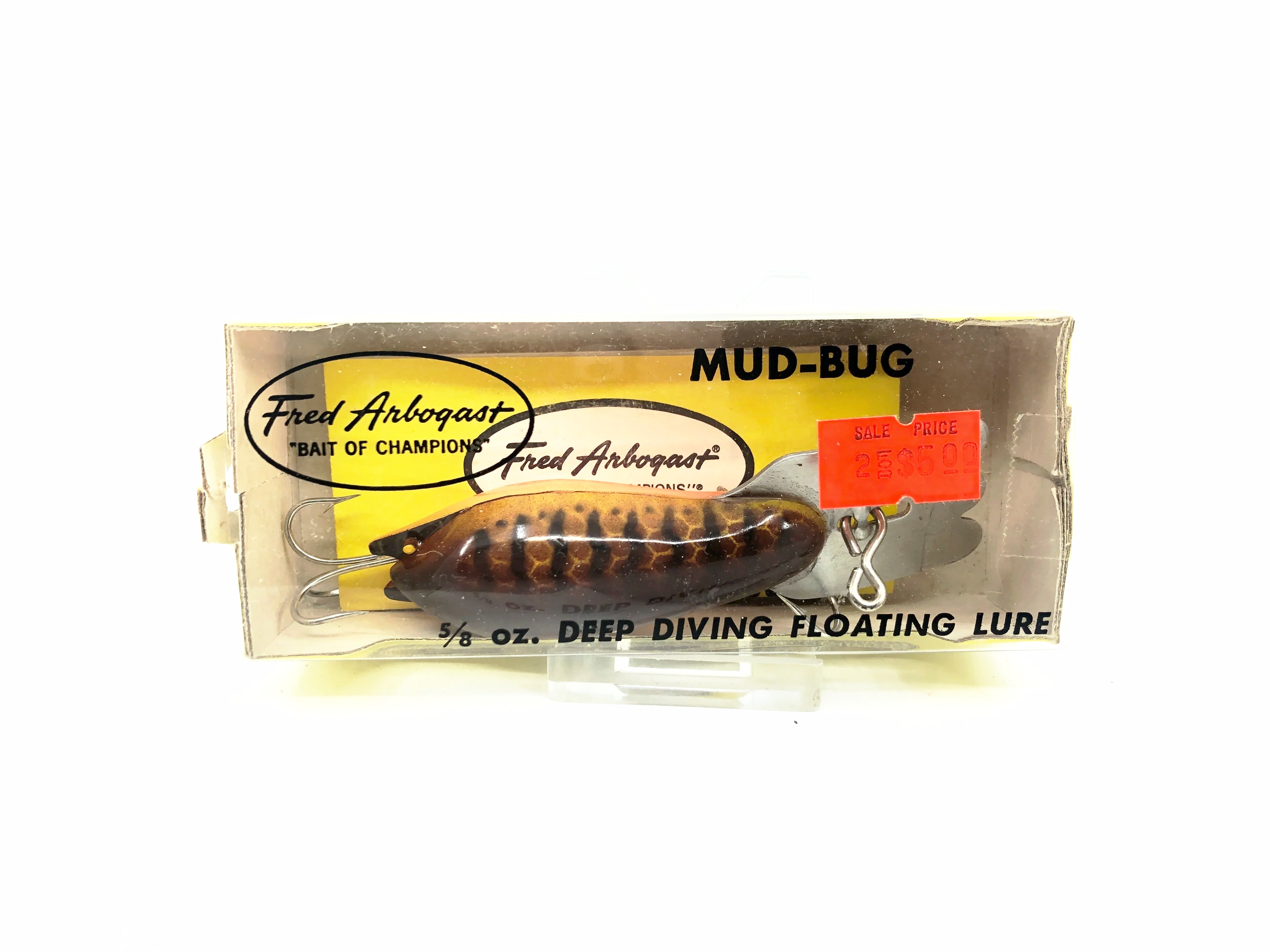 Arbogast Mud Bug Series #22, #135 Brown Parrot Color with Box – My Bait ...