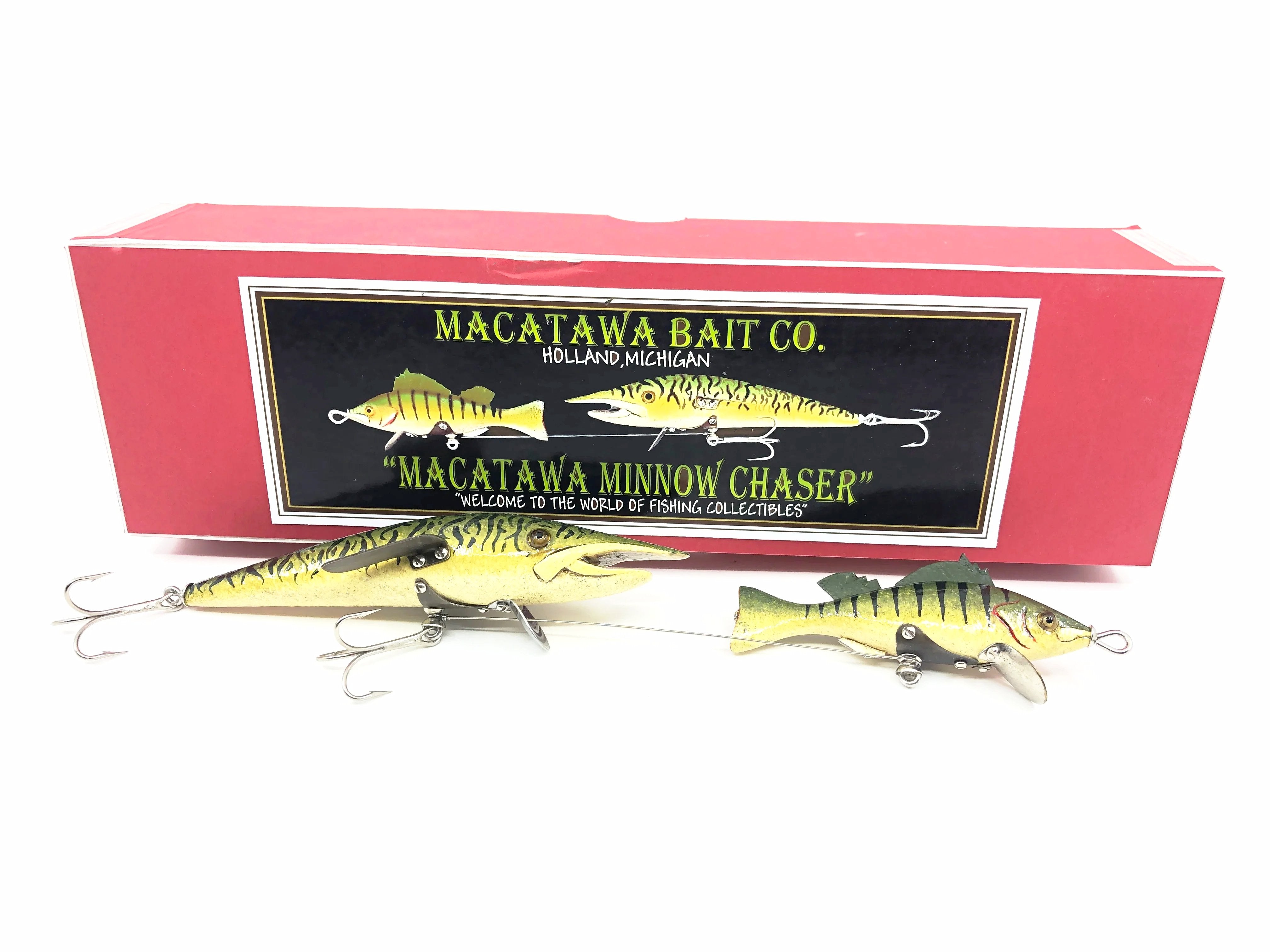 Macatawa Bait Co. Minnow Chaser Lure w/Box - Signed, 1 of 1 – My Bait ...