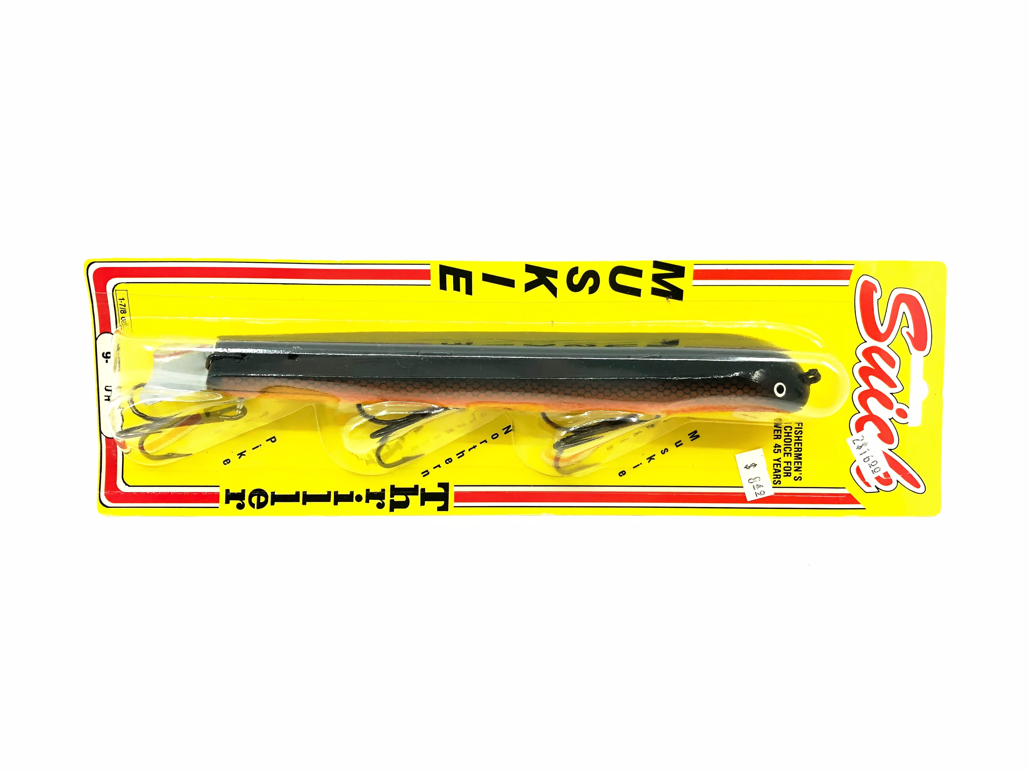 Suick 9" Thriller Non-Weighted, 9-DH Yellow Belly/Orange Gray Color on ...