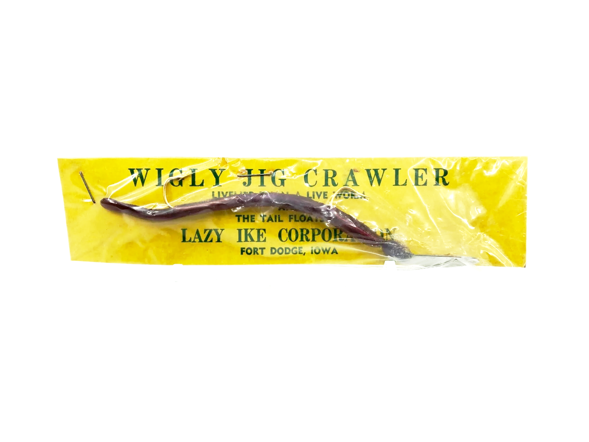 Lazy Ike Wigly Jig Crawler Purple Color New on Card Old Stock TOUGH ...