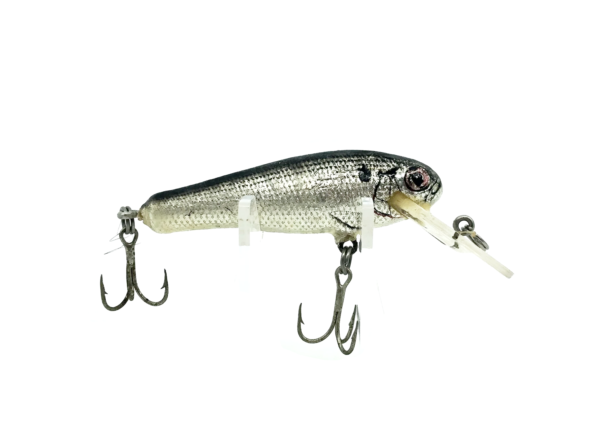 Bagley Diving Mighty Minnow 2 DMM2-BS Black on Silver Foil Color – My ...