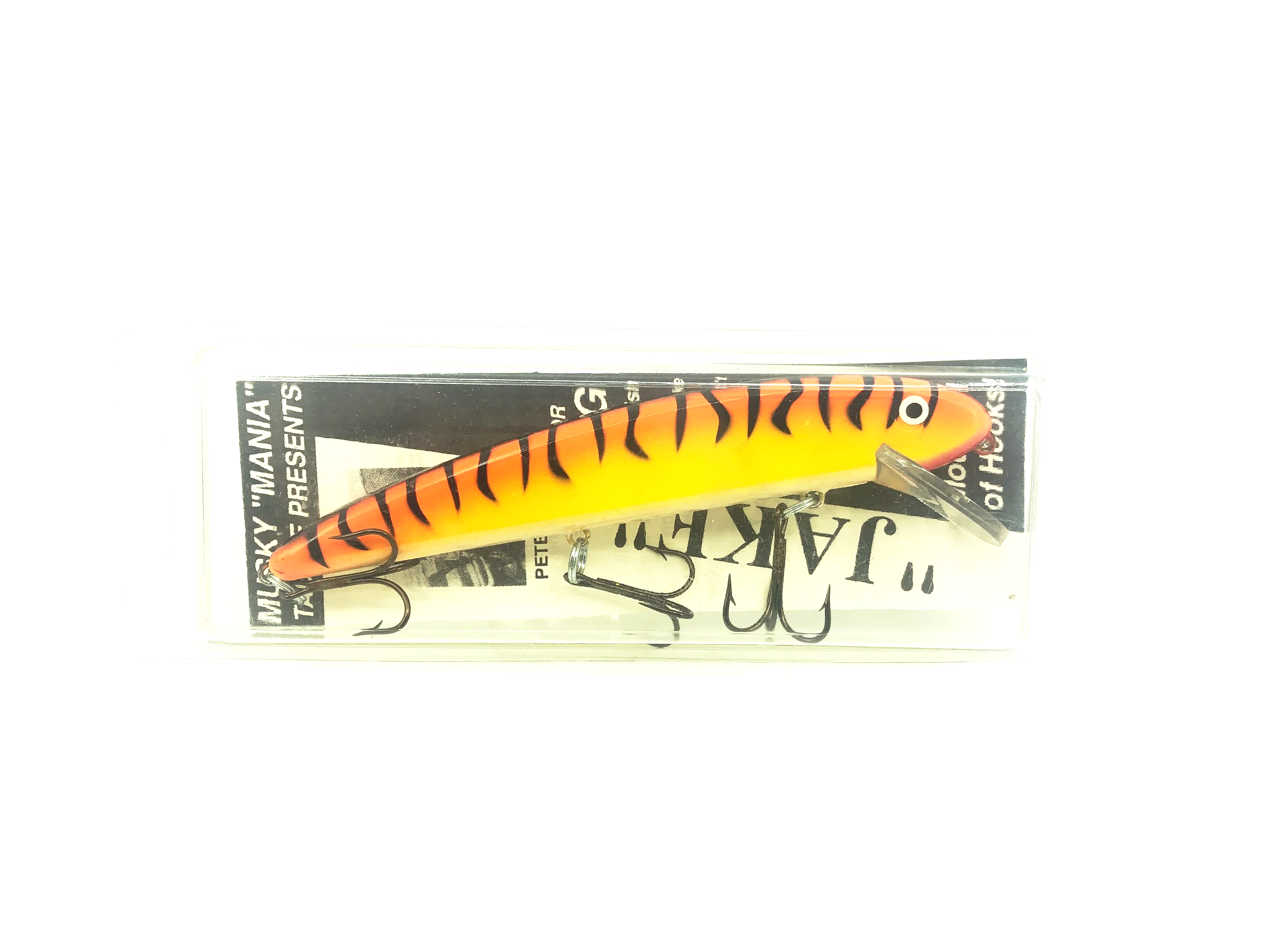 Musky Mania Jake 6" Musky Bait, Orange Tiger Color New on Card – My ...