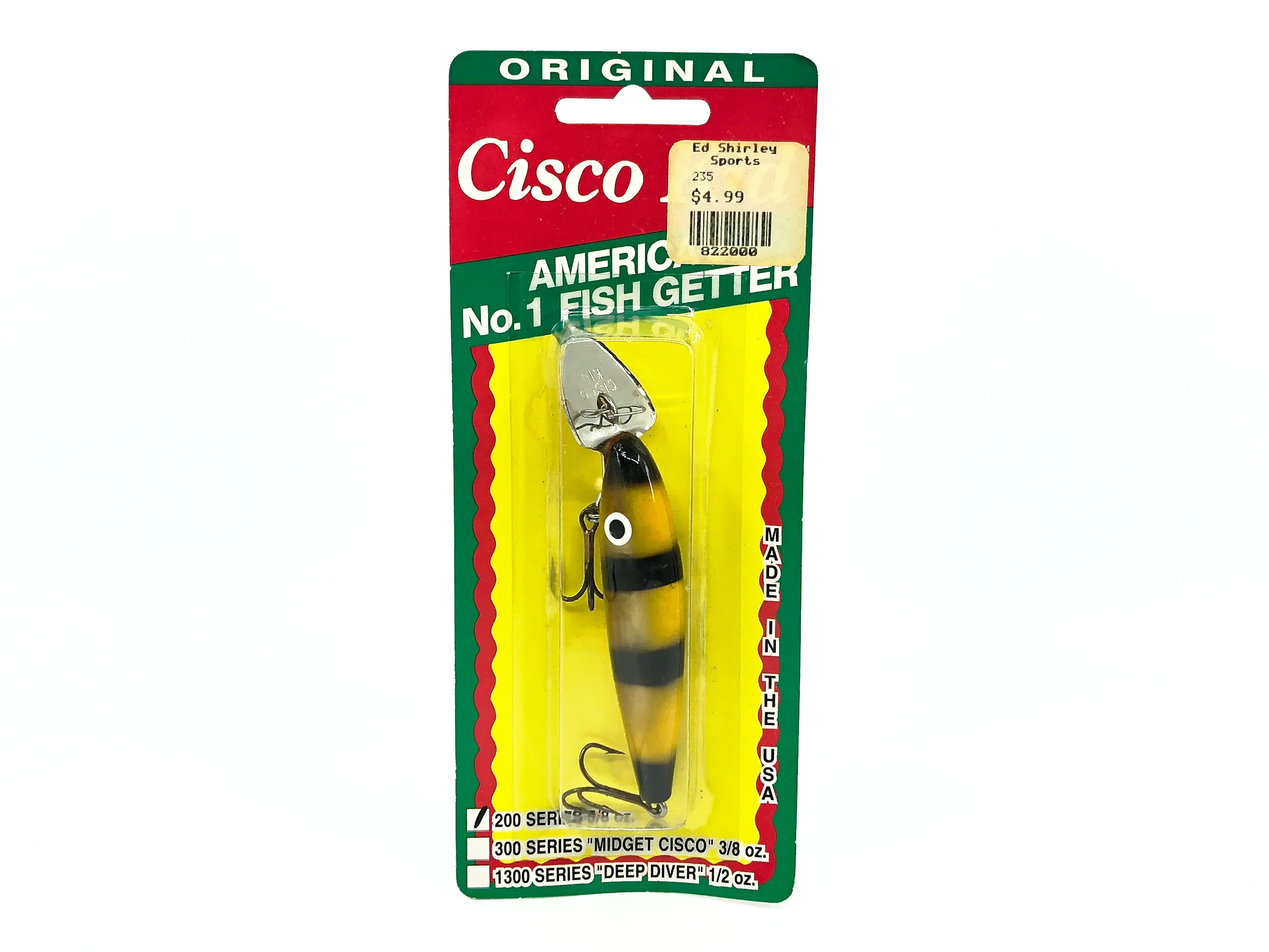 Cisco Kid 200 Series, Tiger Stripe 235 Color on Card – My Bait Shop, LLC