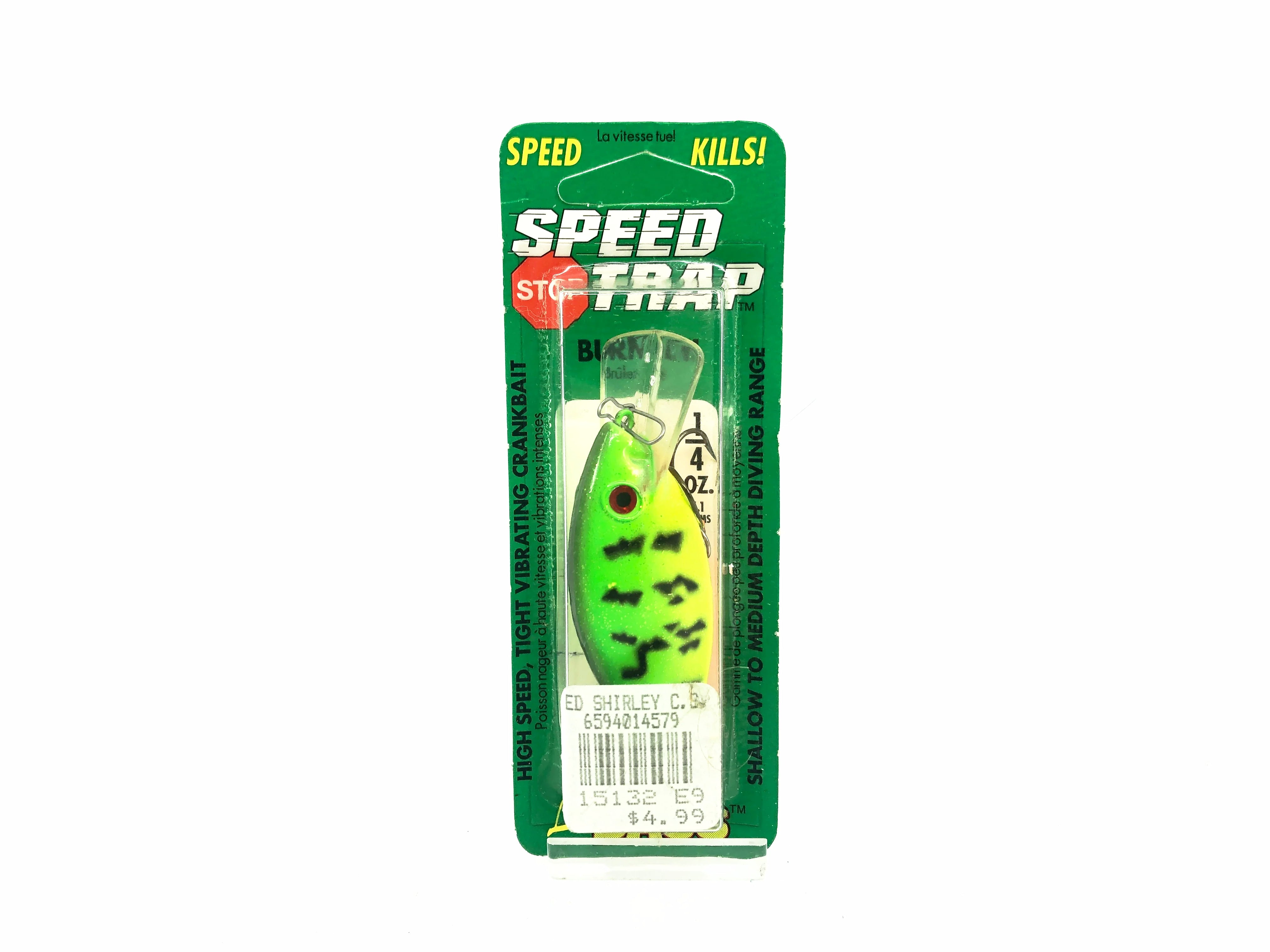 Luhr Jensen Speed Trap, Fire Tiger "Batman" Color with Card – My Bait ...