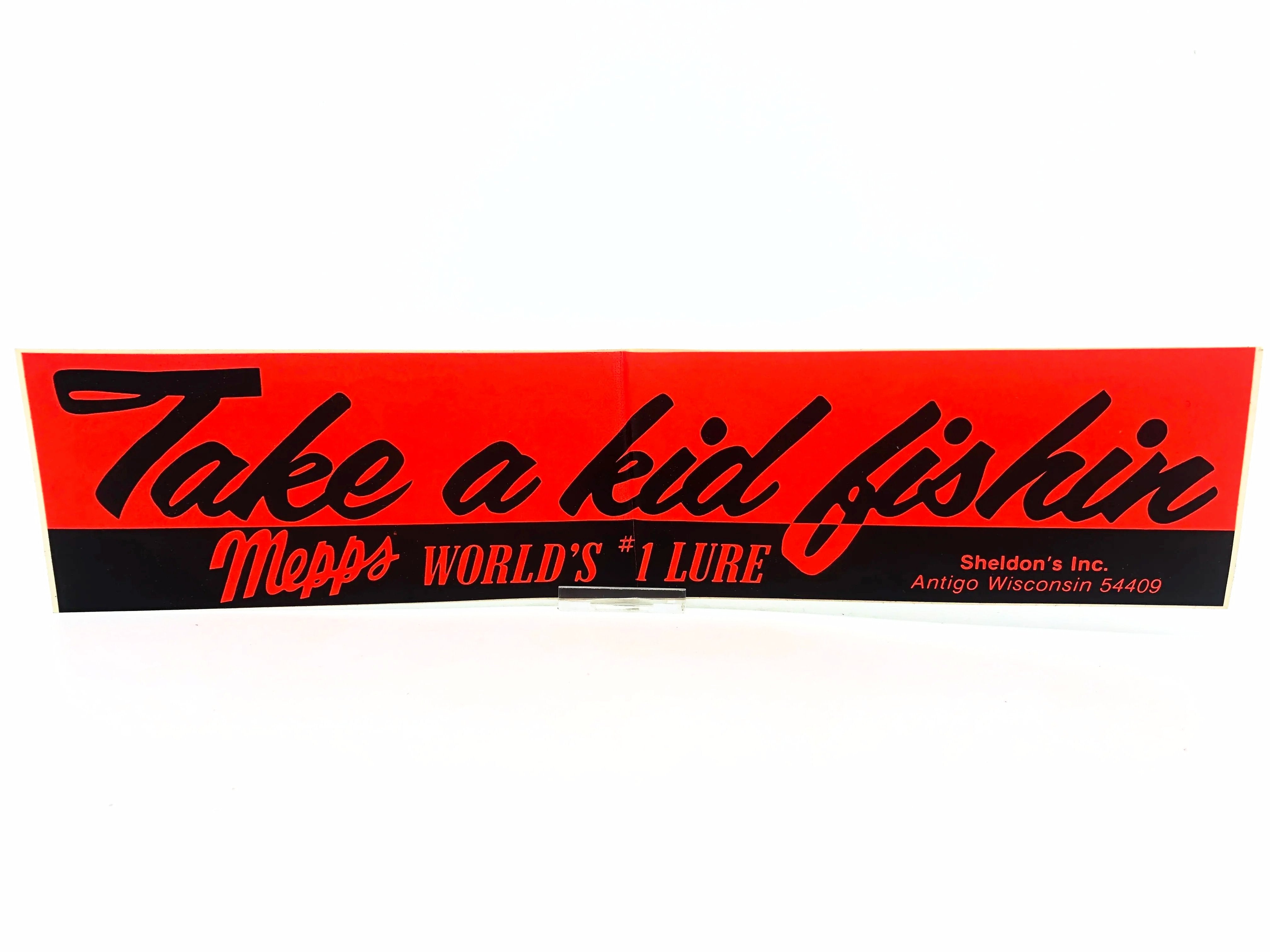 Mepps "Take a Kid Fishing" World's # 1 Lure Decal / Sticker – My Bait ...