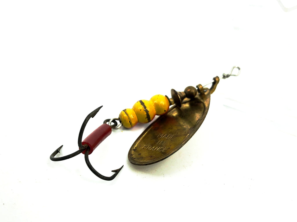 Vintage Mepps Aglia #4 Plain Treble, Gold Blade Color – My Bait Shop, LLC