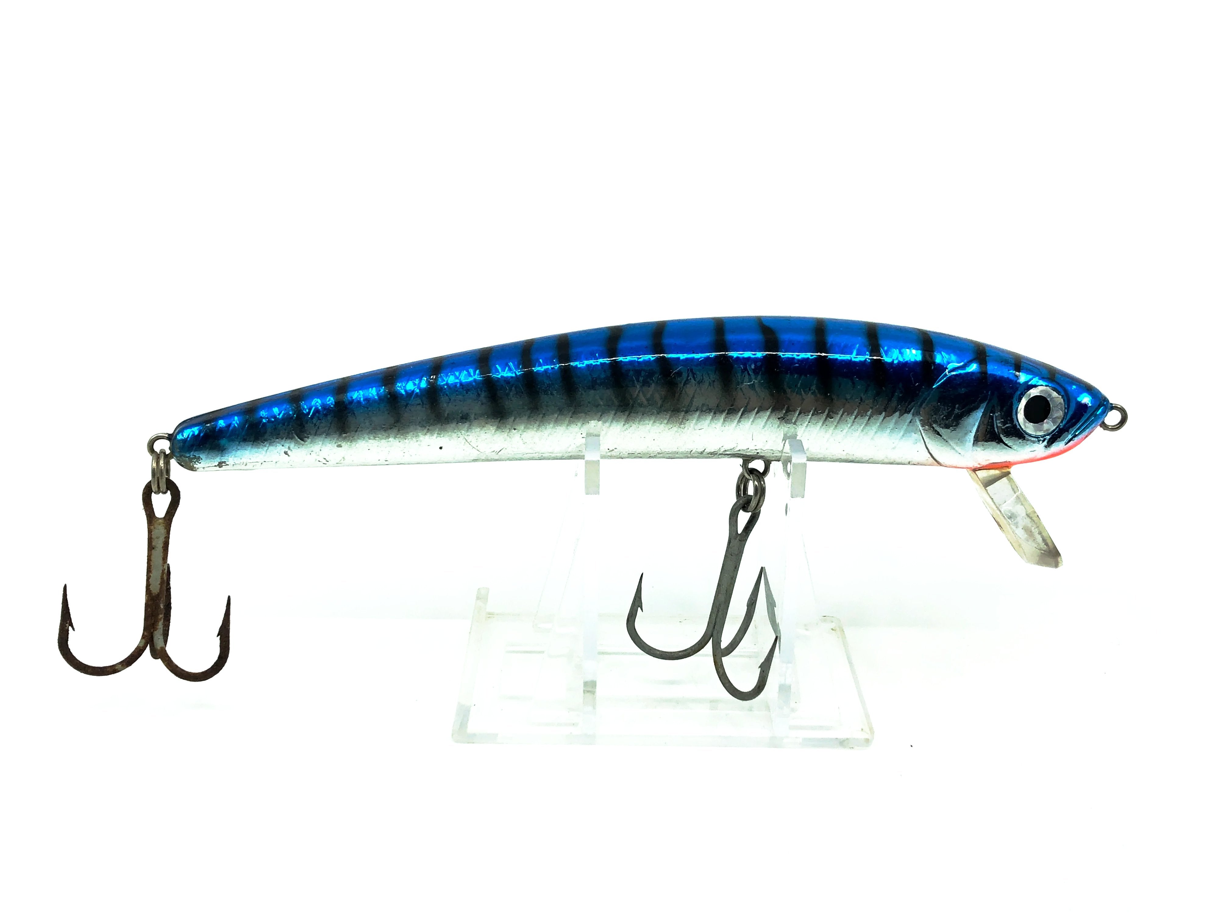 Bagley Top Gun #6, TG6-F7S Blue on Silver Chrome/Tiger Stripes Color ...