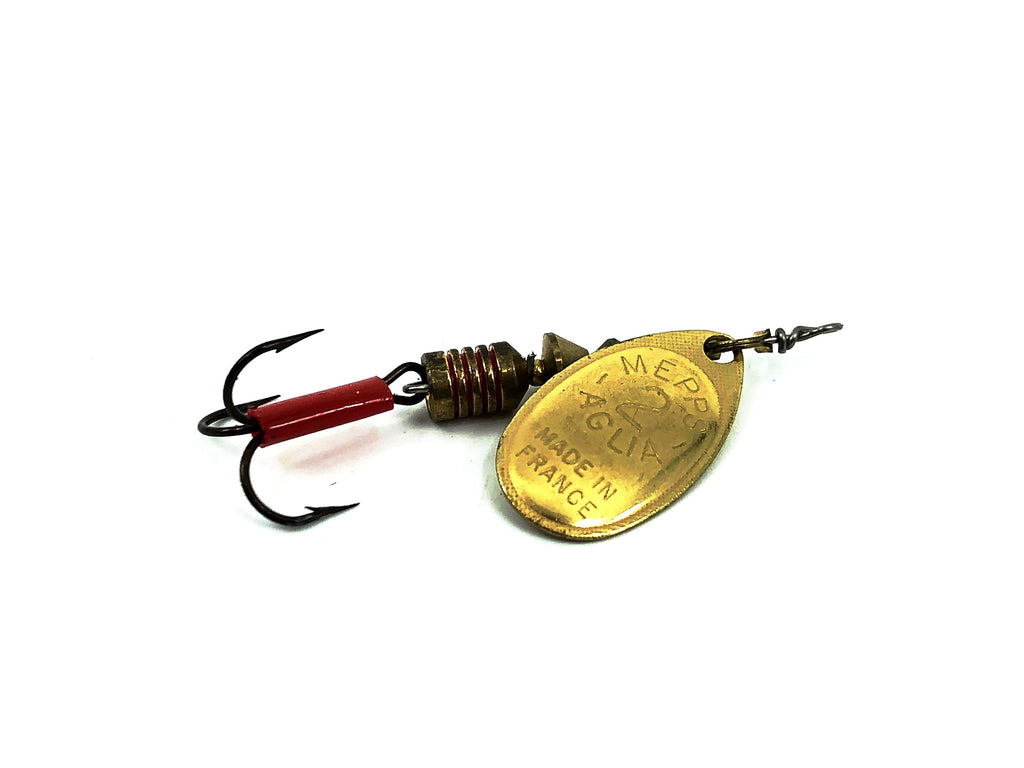 Mepps Aglia #2 Plain Treble, Gold Blade Color – My Bait Shop, LLC