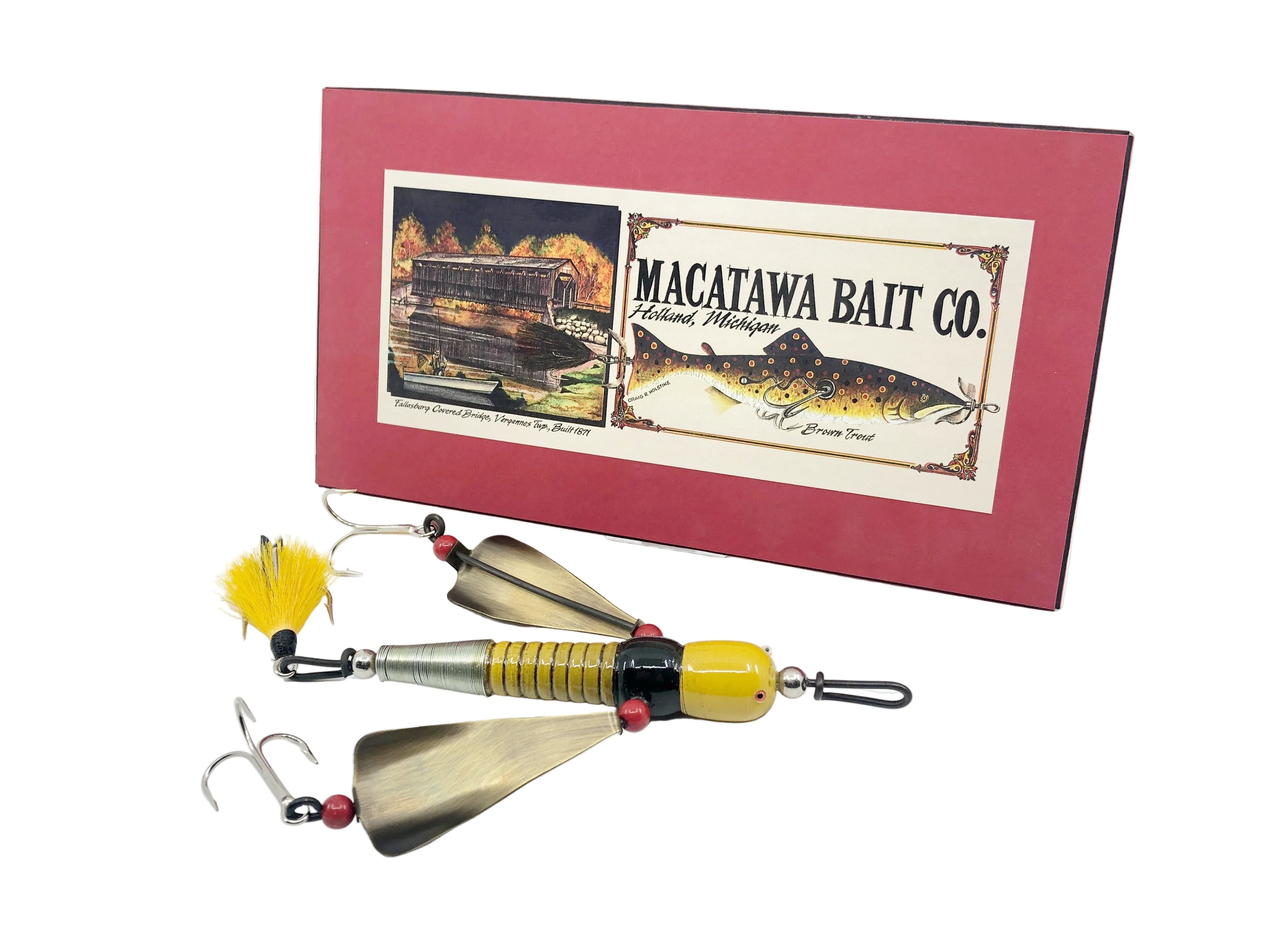 Macatawa Bait Co. Muskie Flying Hellgrammite Lure w/ Box – My Bait Shop ...