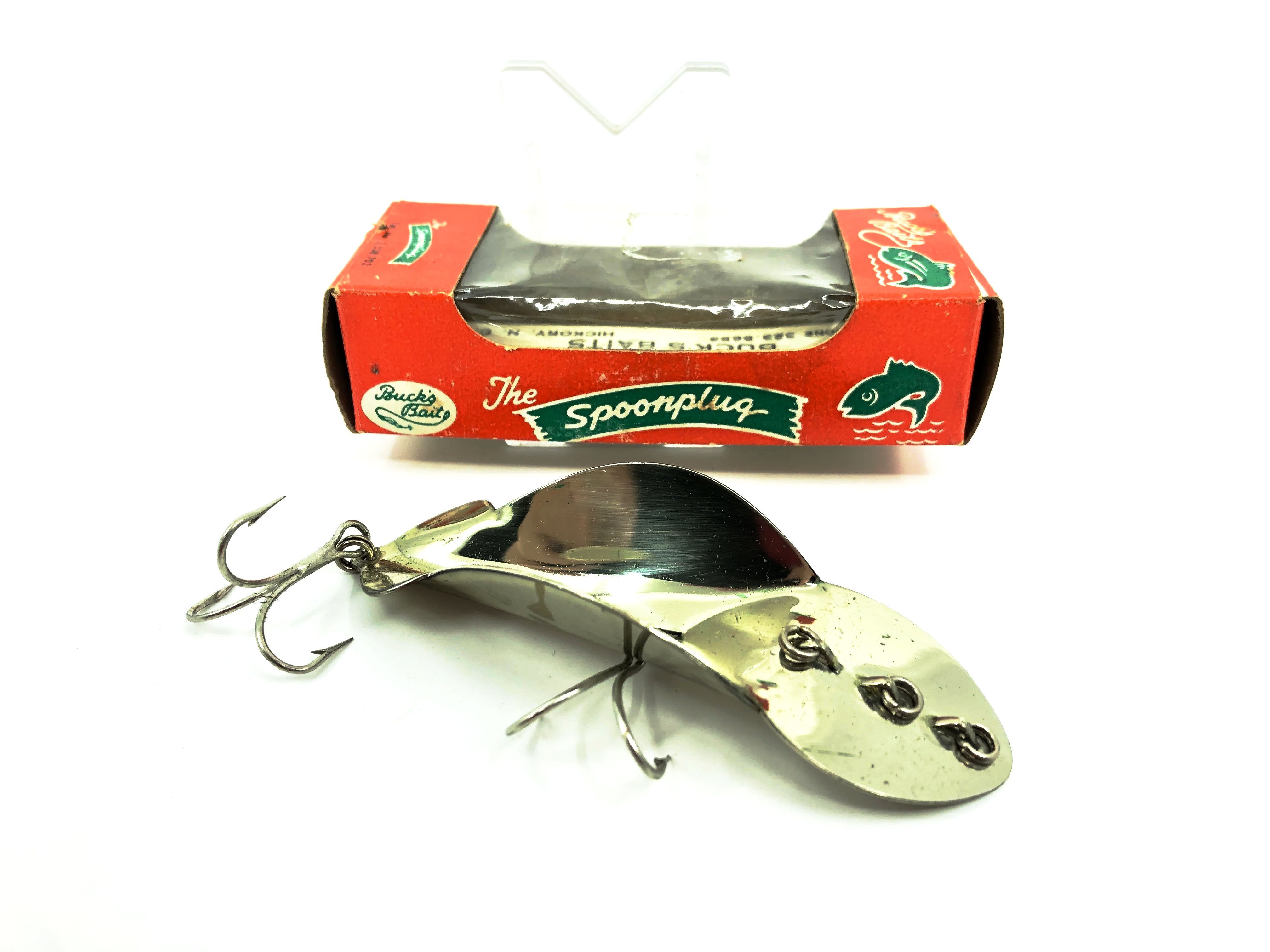 Buck Perry Spoonplug, Nickel Color with Box – My Bait Shop, LLC