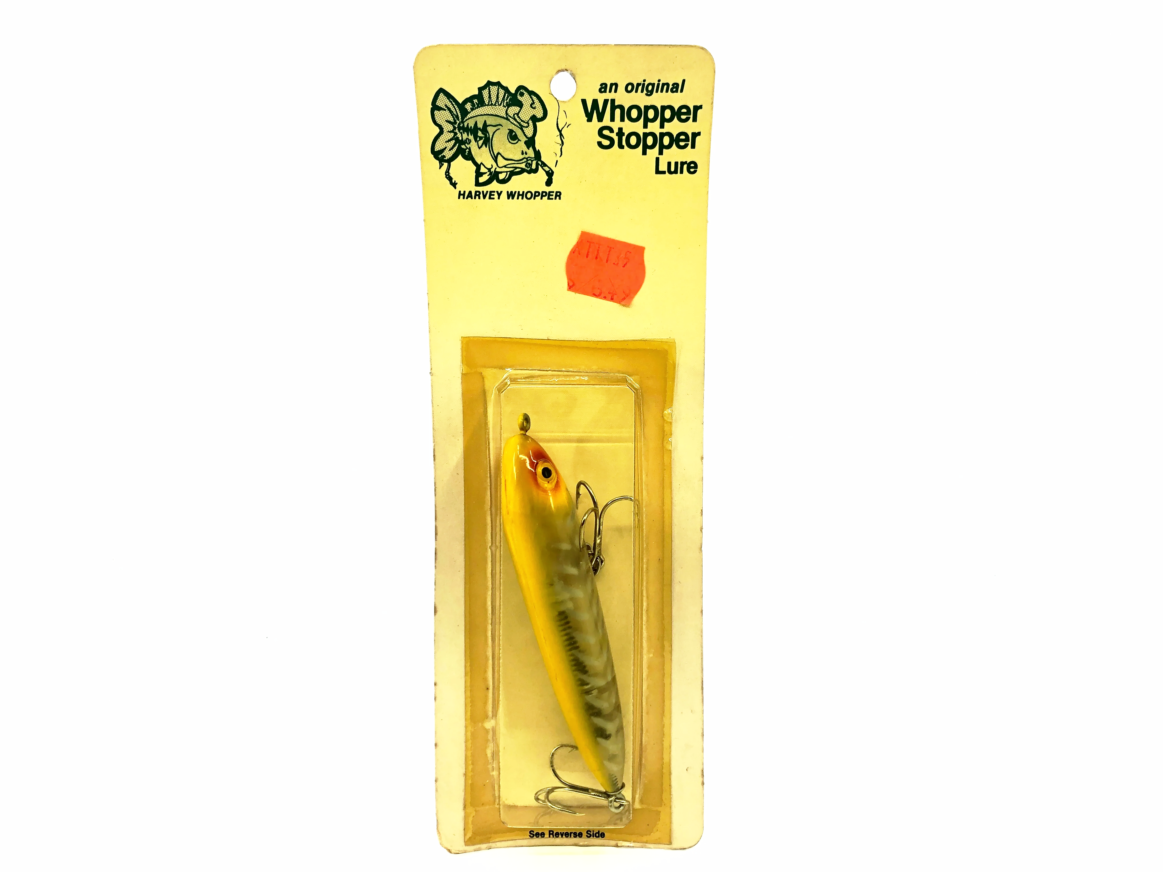 Whopper Stopper Dog Walker, Yellow Shore Color on Card – My Bait Shop, LLC
