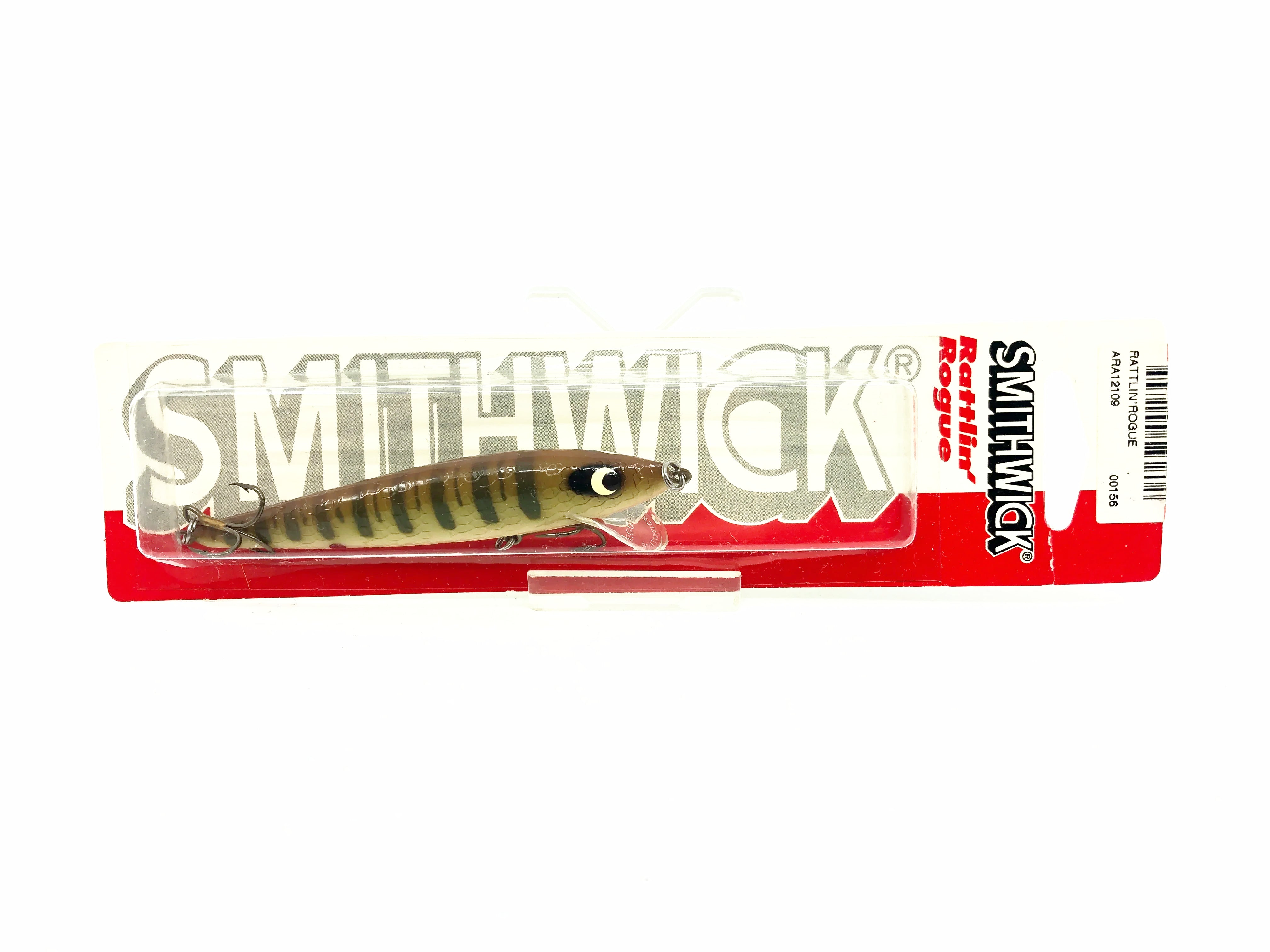 Smithwick Rattlin' Rogue Jr., Tiger Minnow #109 Color on Card – My Bait ...