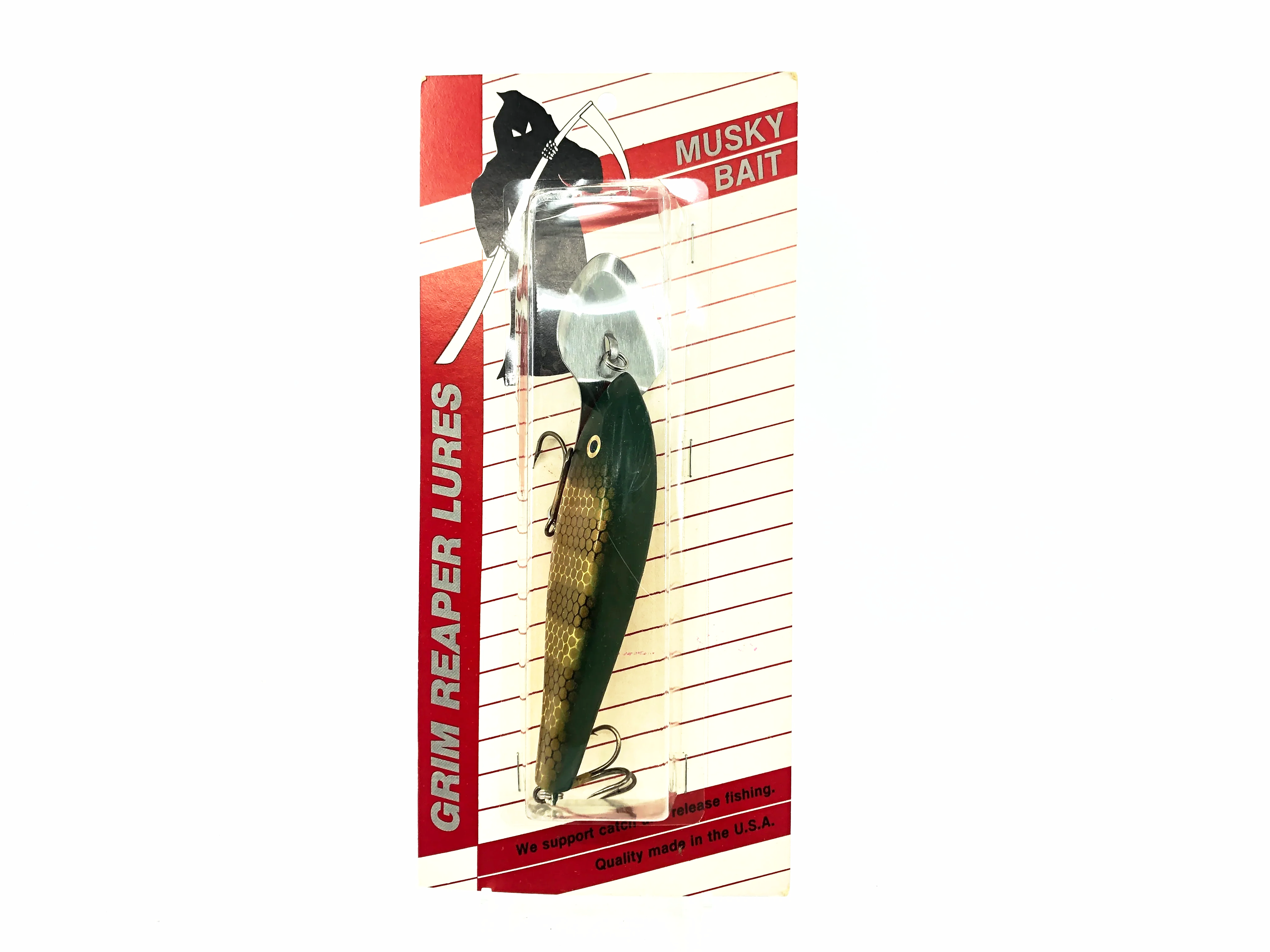 Grim Reaper Musky Model 2100, #51 Pike Color on Card – My Bait Shop, LLC