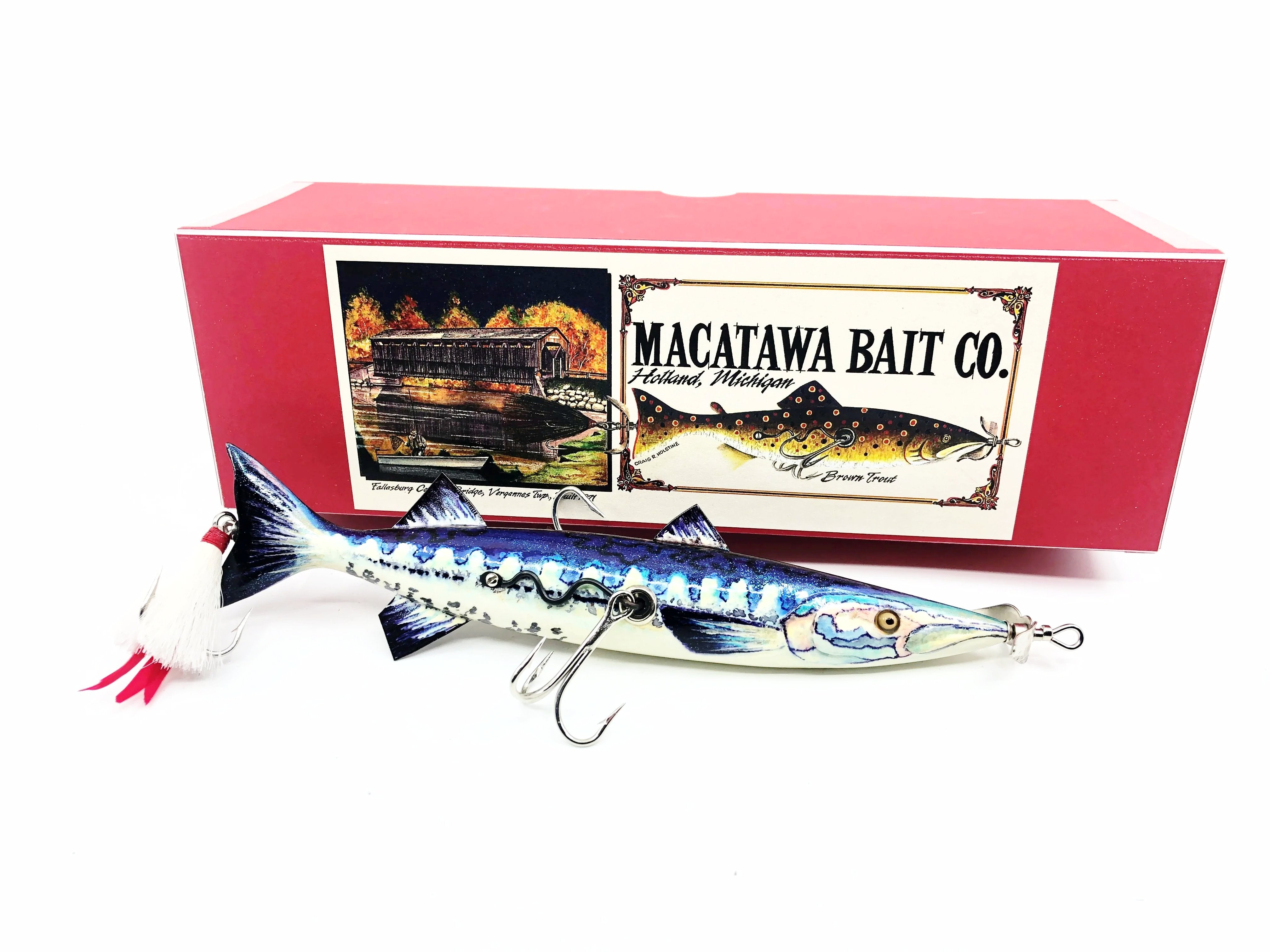 Macatawa Bait Co. Great Barracuda Minnow 8" Lure w/Box – My Bait Shop, LLC
