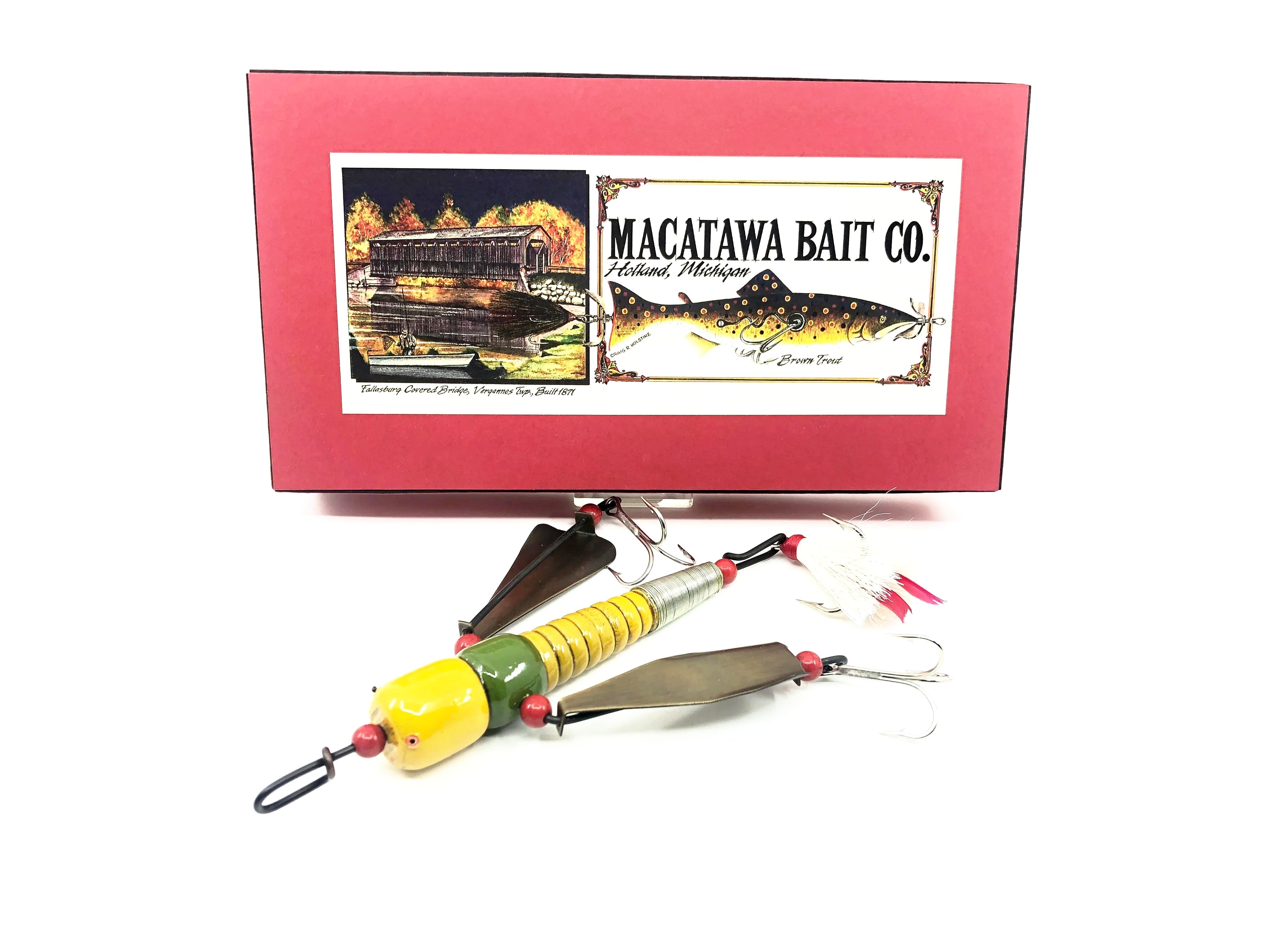 Macatawa Bait Co. Muskie Flying Hellgrammite Lure w/ Box – My Bait Shop ...