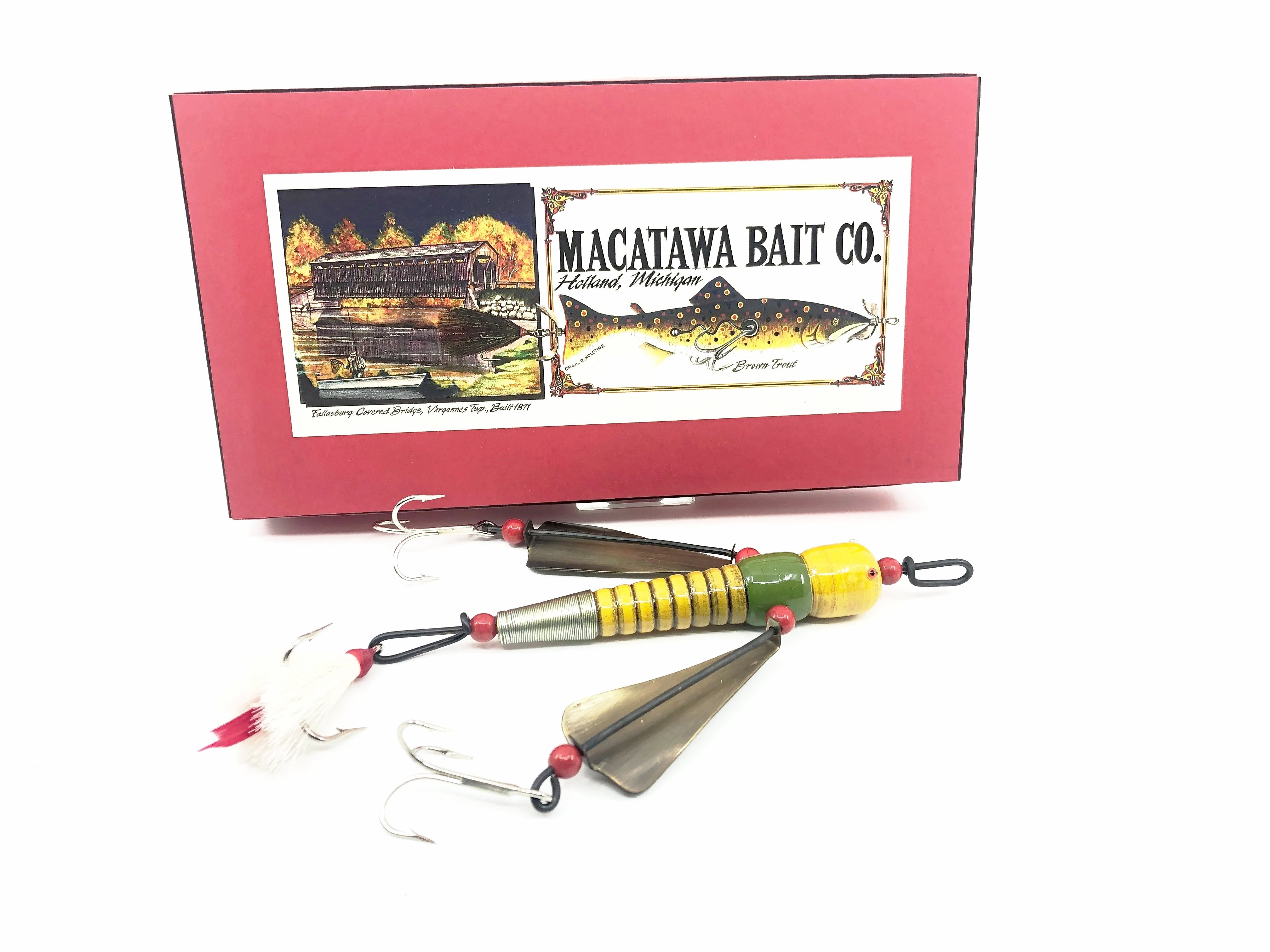 Macatawa Bait Co. Muskie Flying Hellgrammite Lure w/ Box – My Bait Shop ...