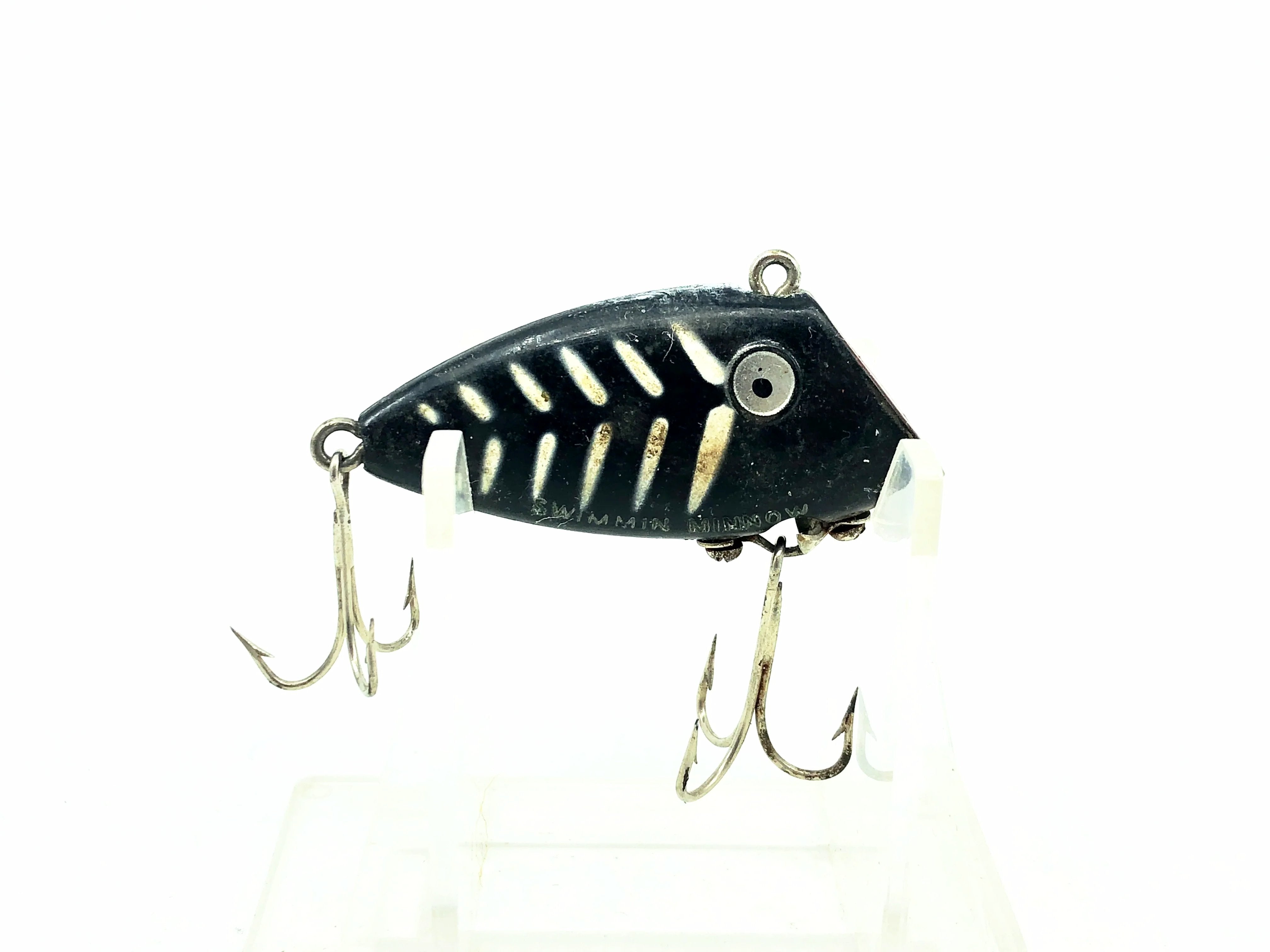 Tackle Industries Swimmin Minnow White Ribs/Black Color – My Bait Shop, LLC