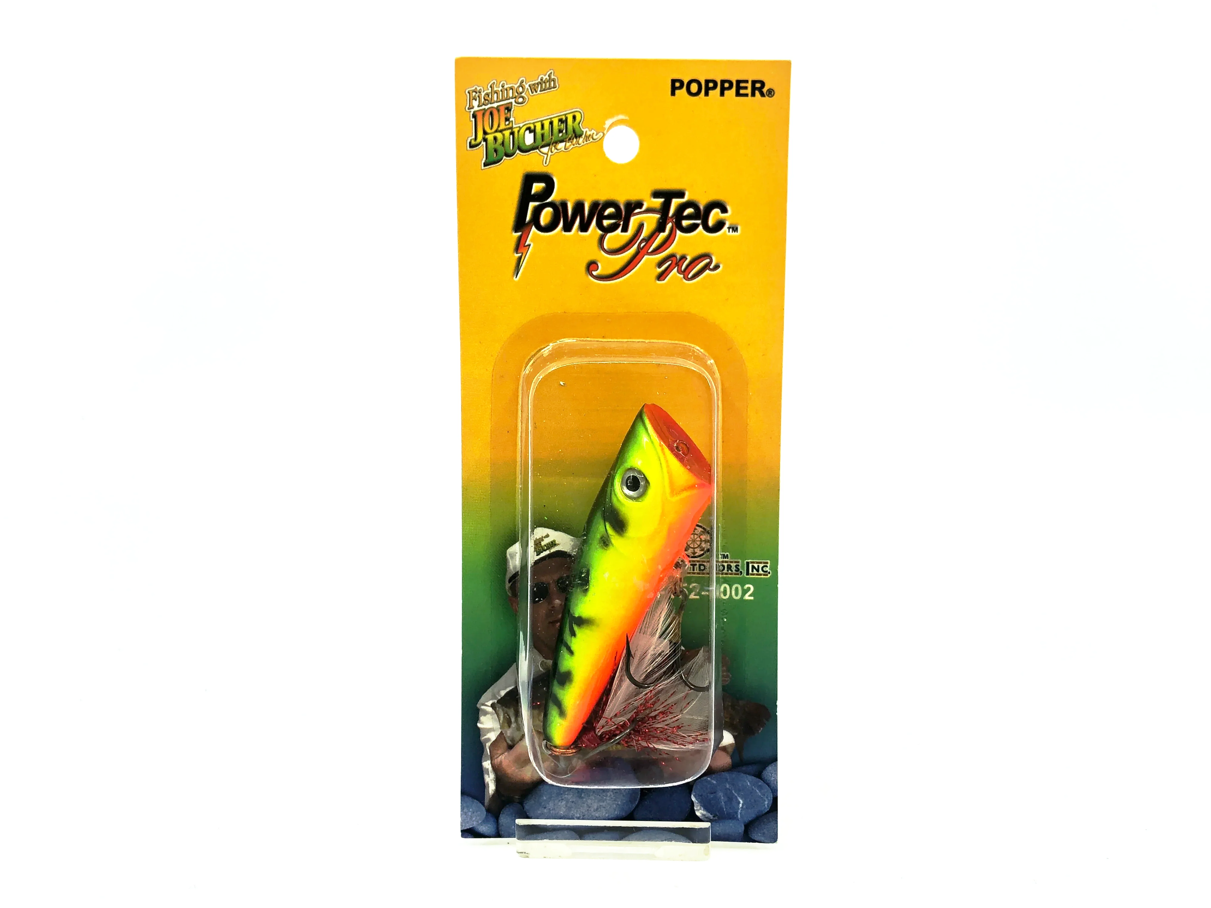 Joe Bucher Power Tec Pro Popper, Fire Tiger Color on Card – My Bait ...