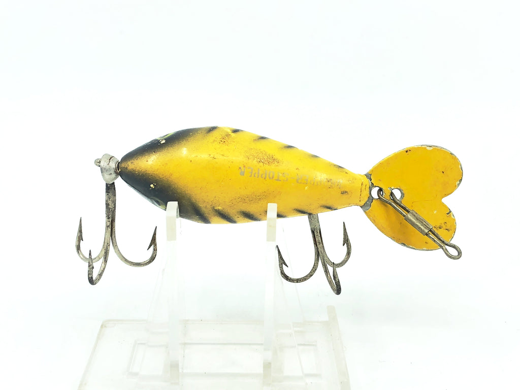 Whopper Stopper Back Runner, Yellow Shore Minnow Color – My Bait Shop, LLC