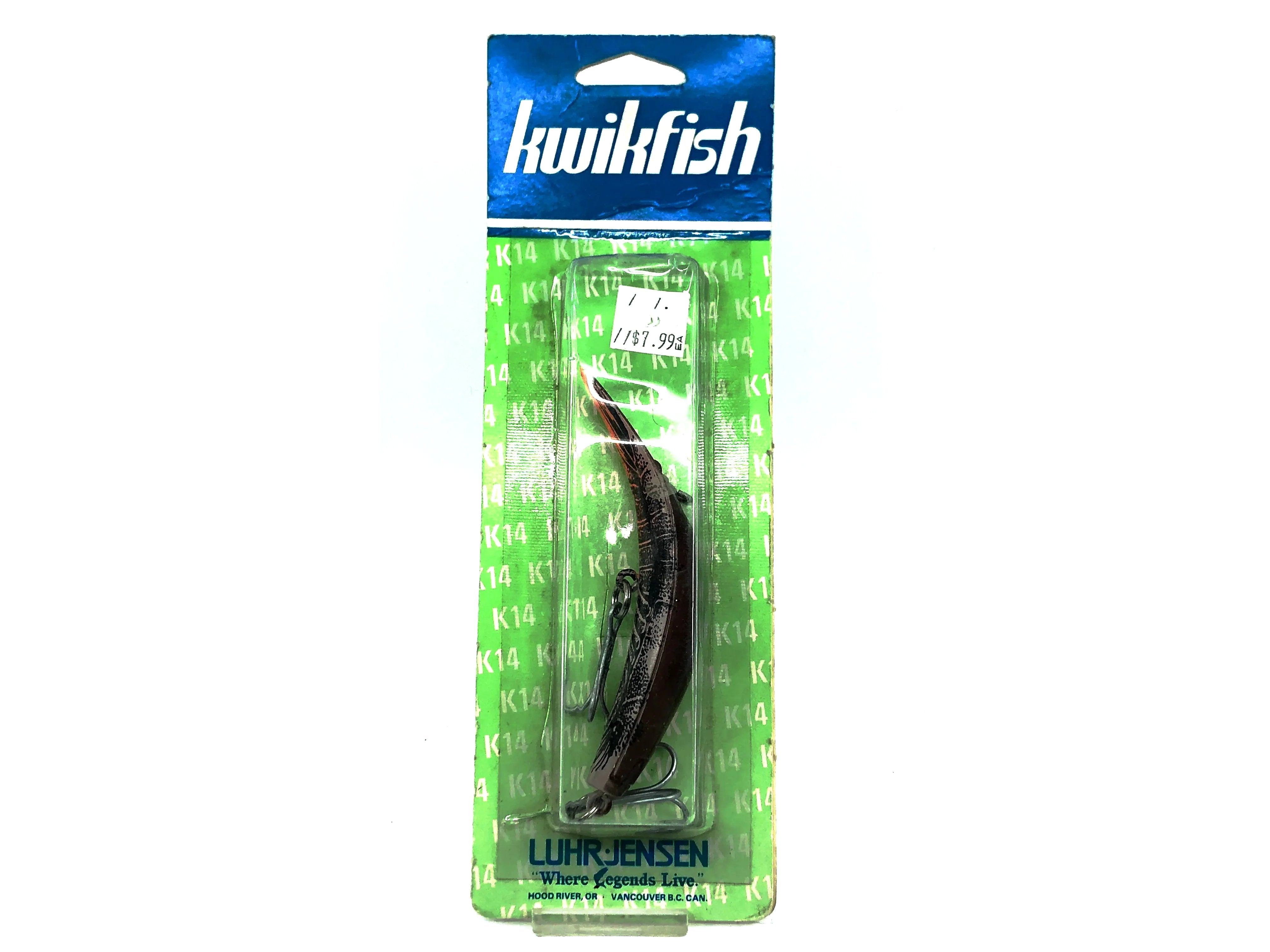 Kwikfish K14 969 River Crawfish Color New on Card-Tough Color – My Bait ...