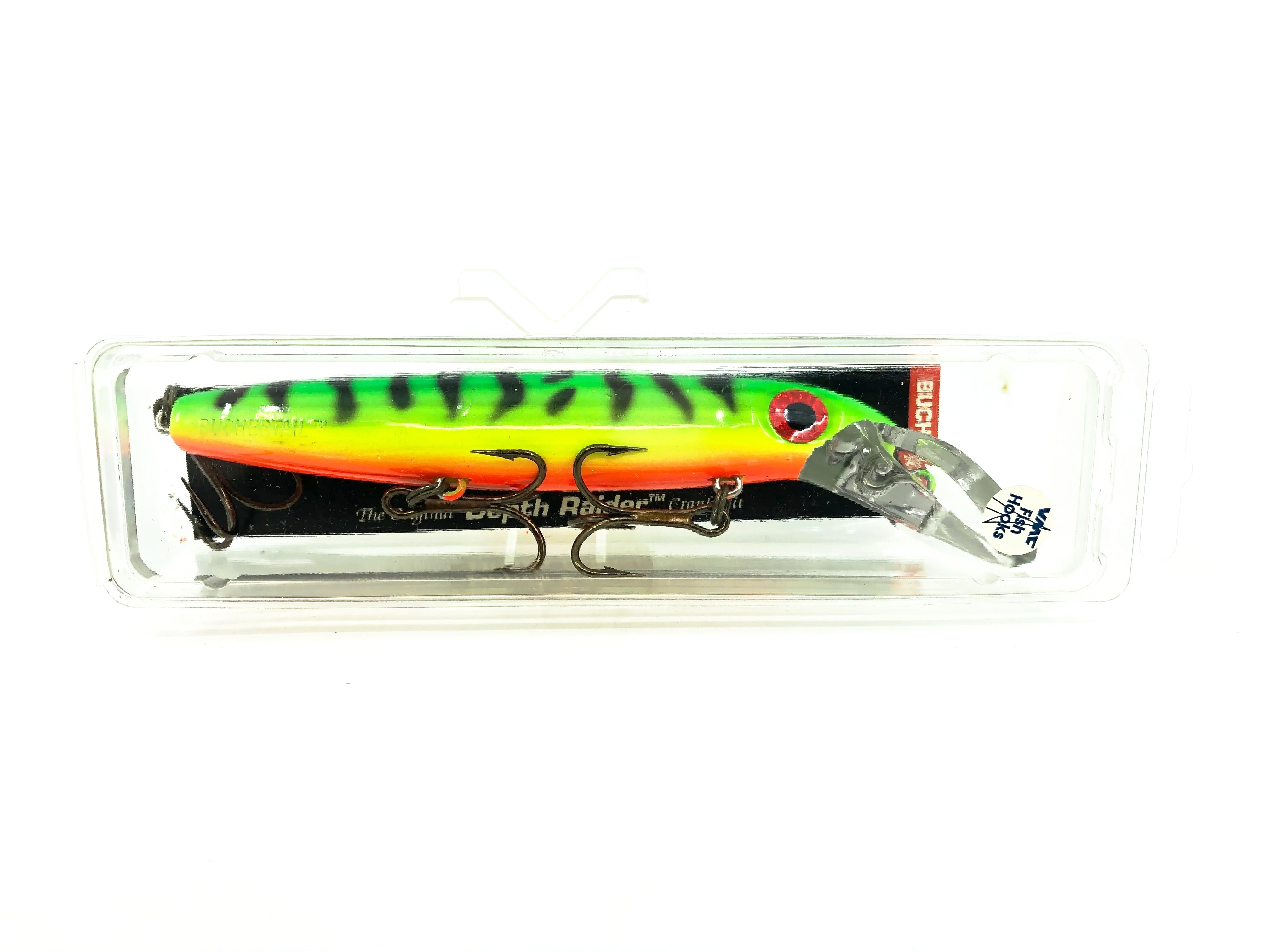 Joe Bucher Tackle Co. Buchertail Baby Depth Raider 6", Firetiger Color ...