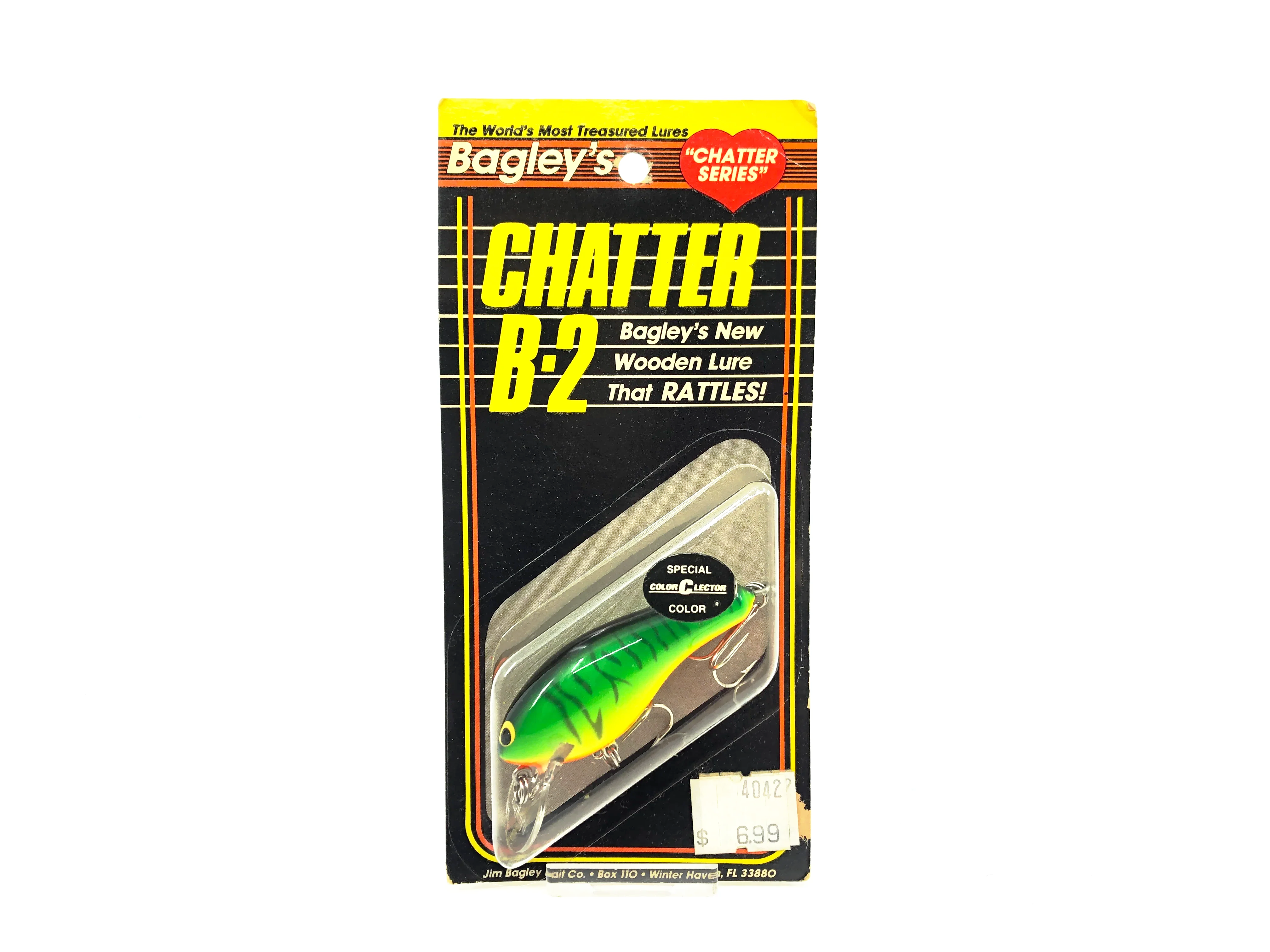 Bagley Chatter B2 CB2-H69T, Hot Tiger Color, New on Card – My Bait Shop ...