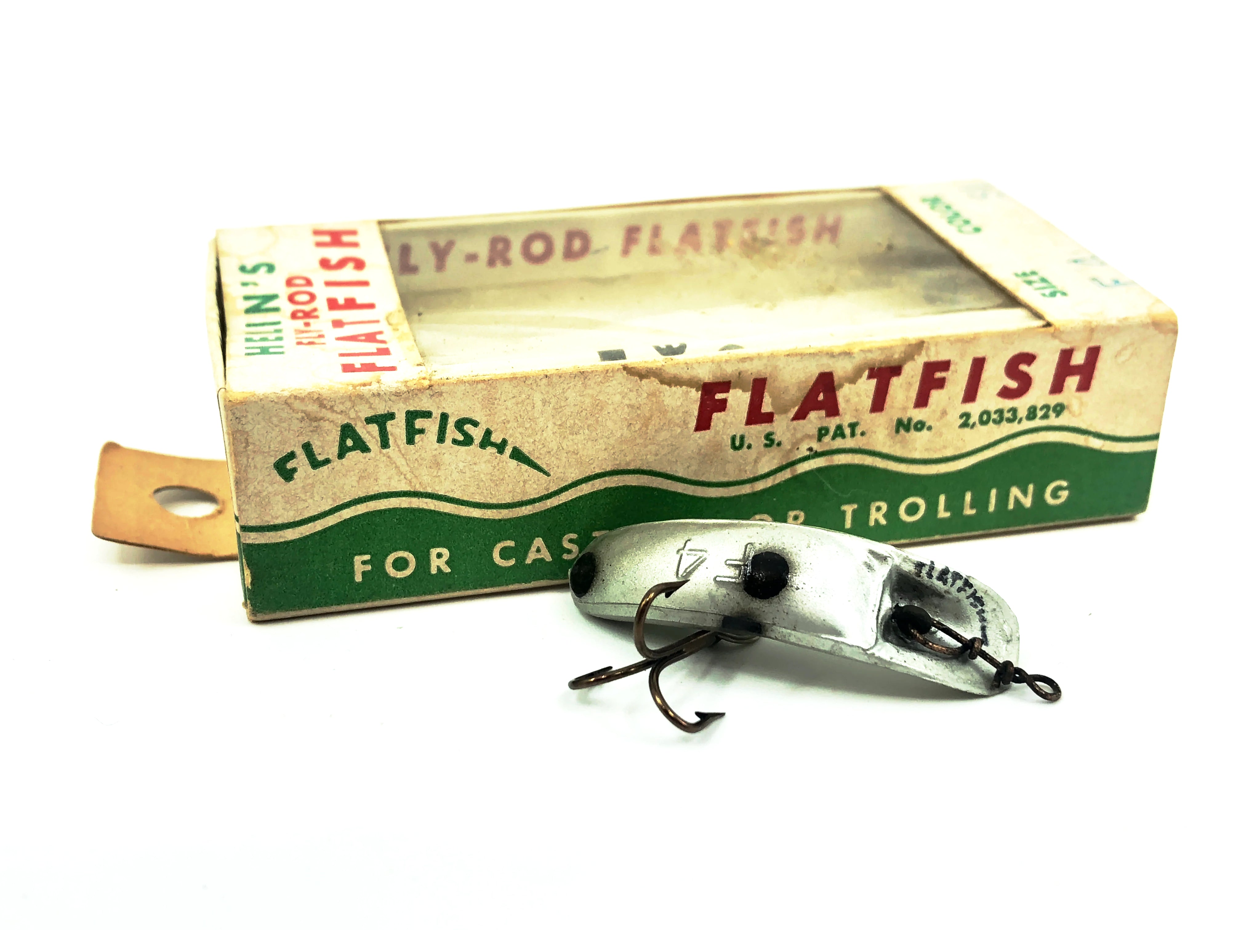 Helin Flatfish F4, SI Silver Color in Box – My Bait Shop, LLC