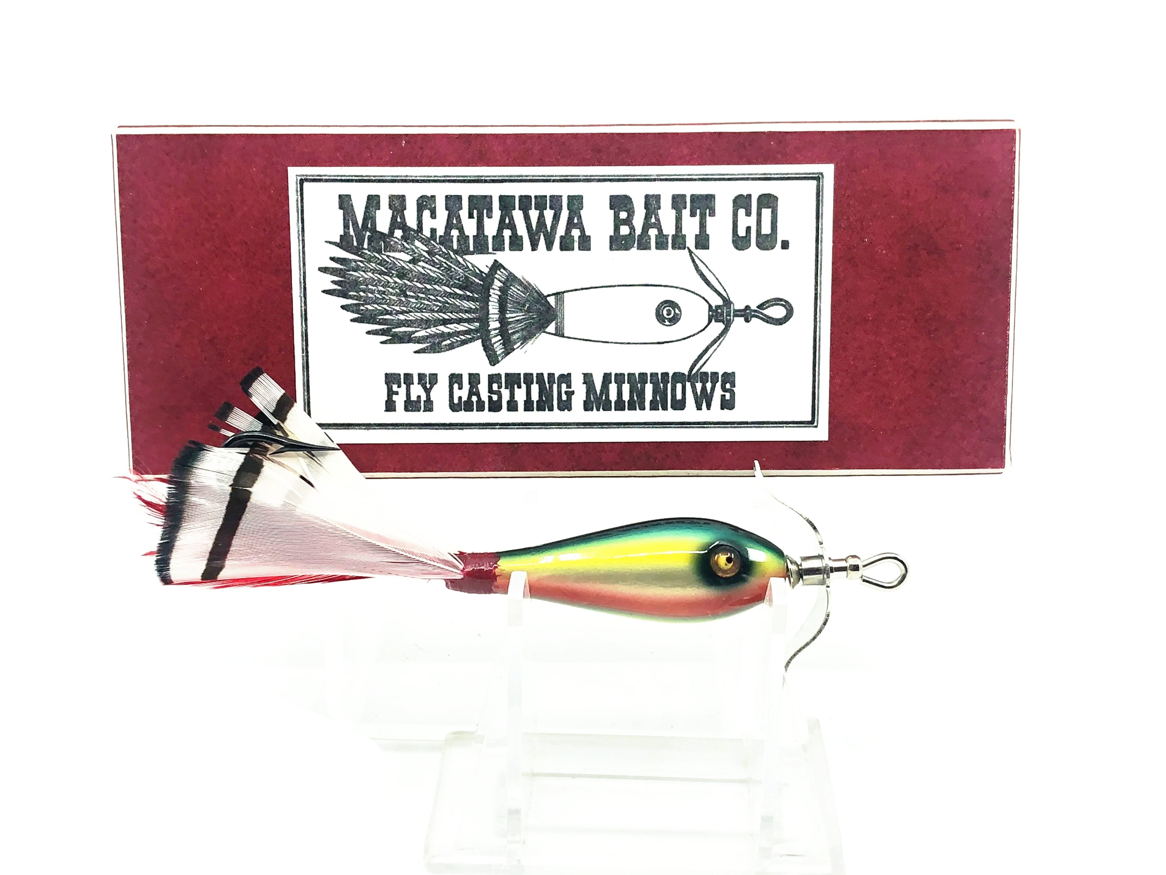 Macatawa Bait Co. Walton Feather Tail Lure w/Box-Rainbow Color – My ...