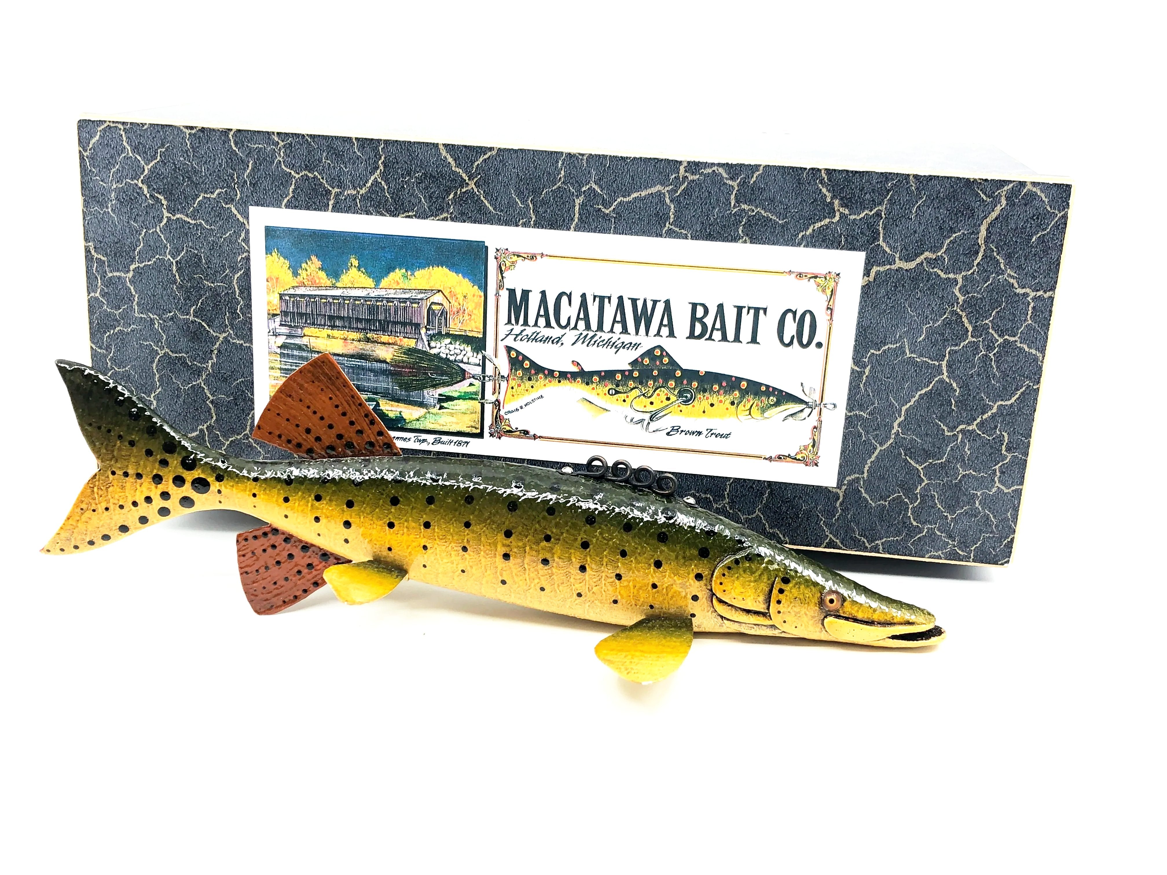 Macatawa Bait Co. 10" Spotted Musky Decoy w/Box – My Bait Shop, LLC