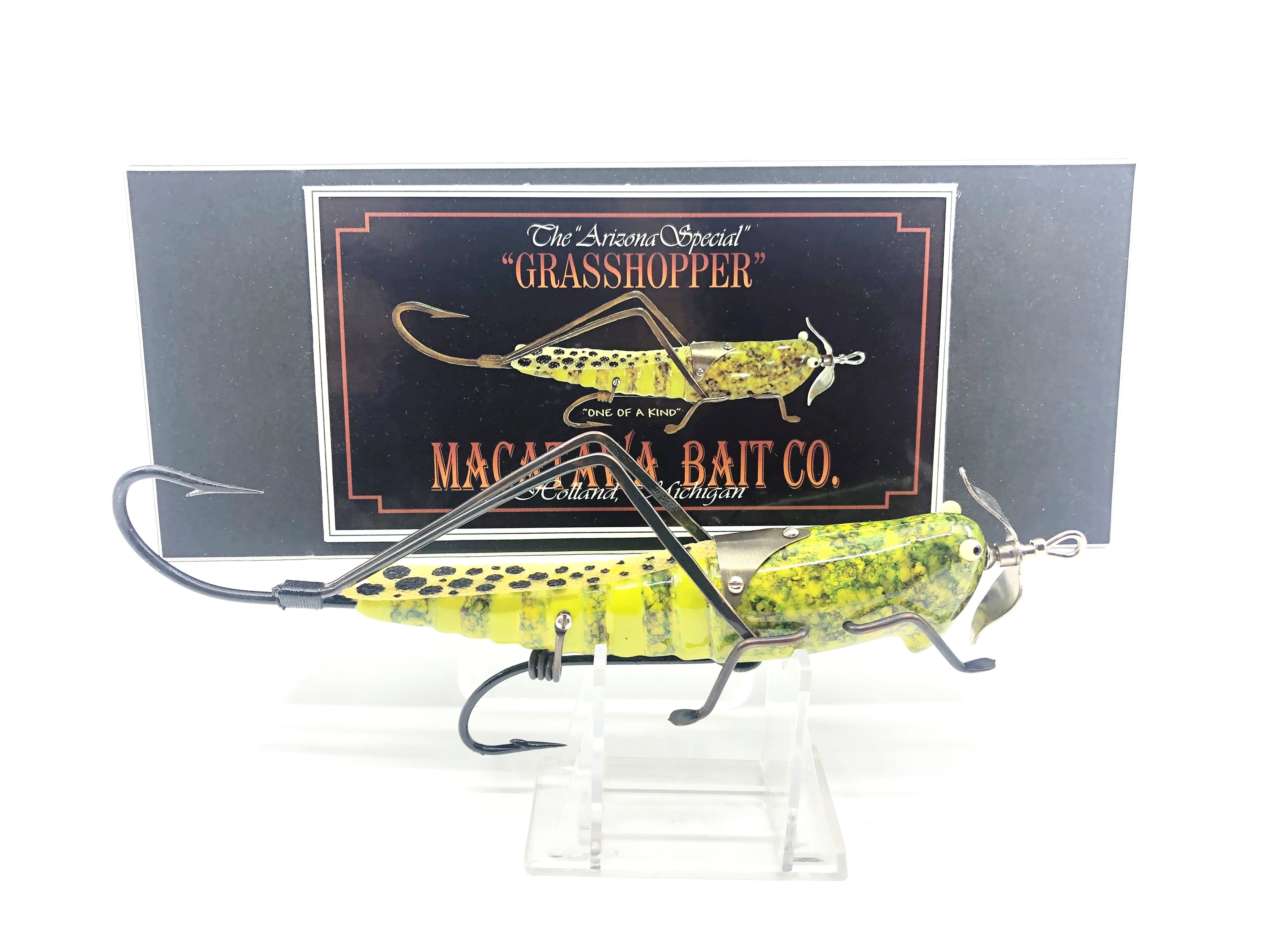 Macatawa Bait Co. "Arizona Special" Grasshopper "One of a Kind" Lure w ...