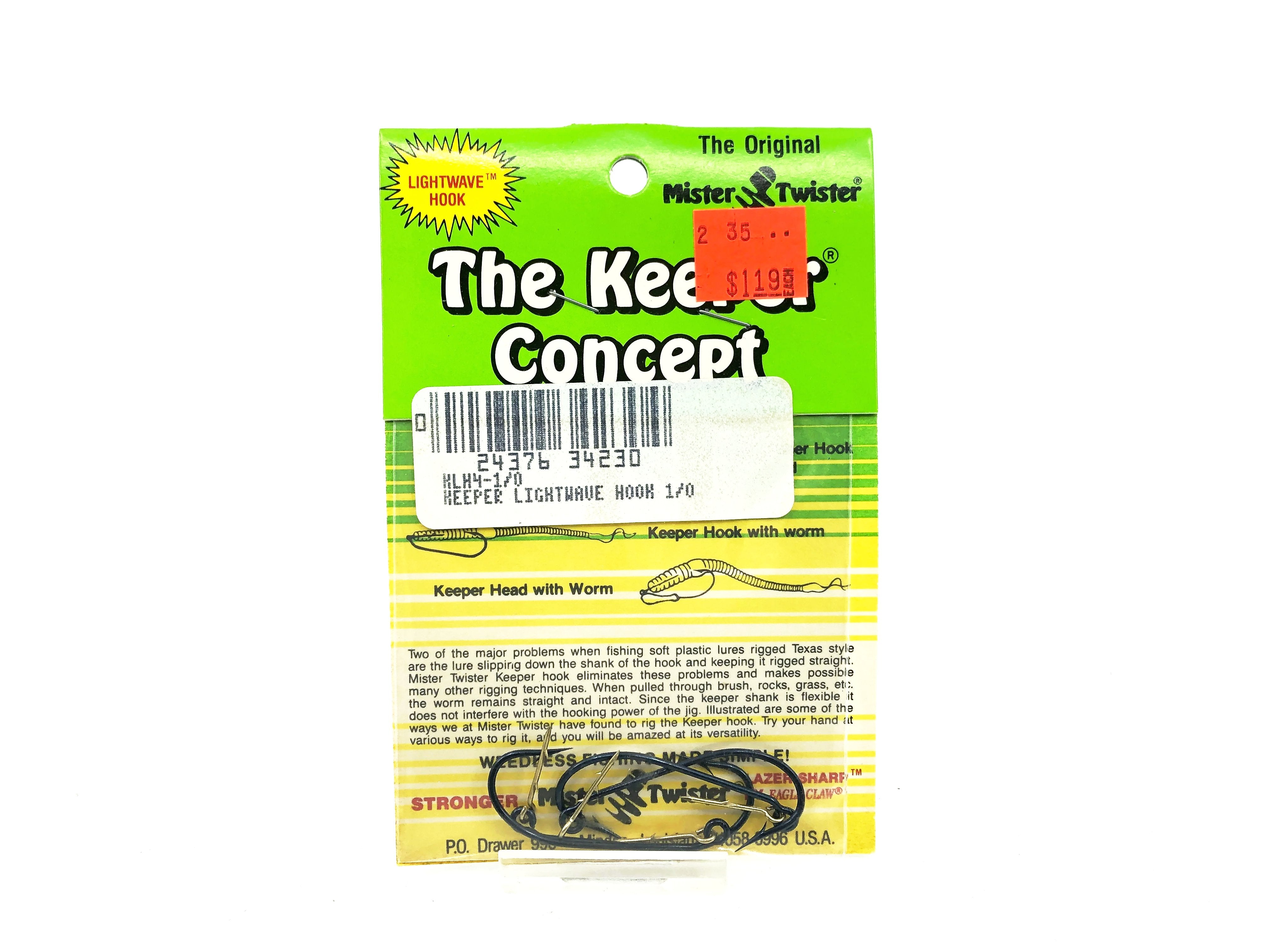 Mister Twister The Keeper Concept, Size 1/0 – My Bait Shop, LLC