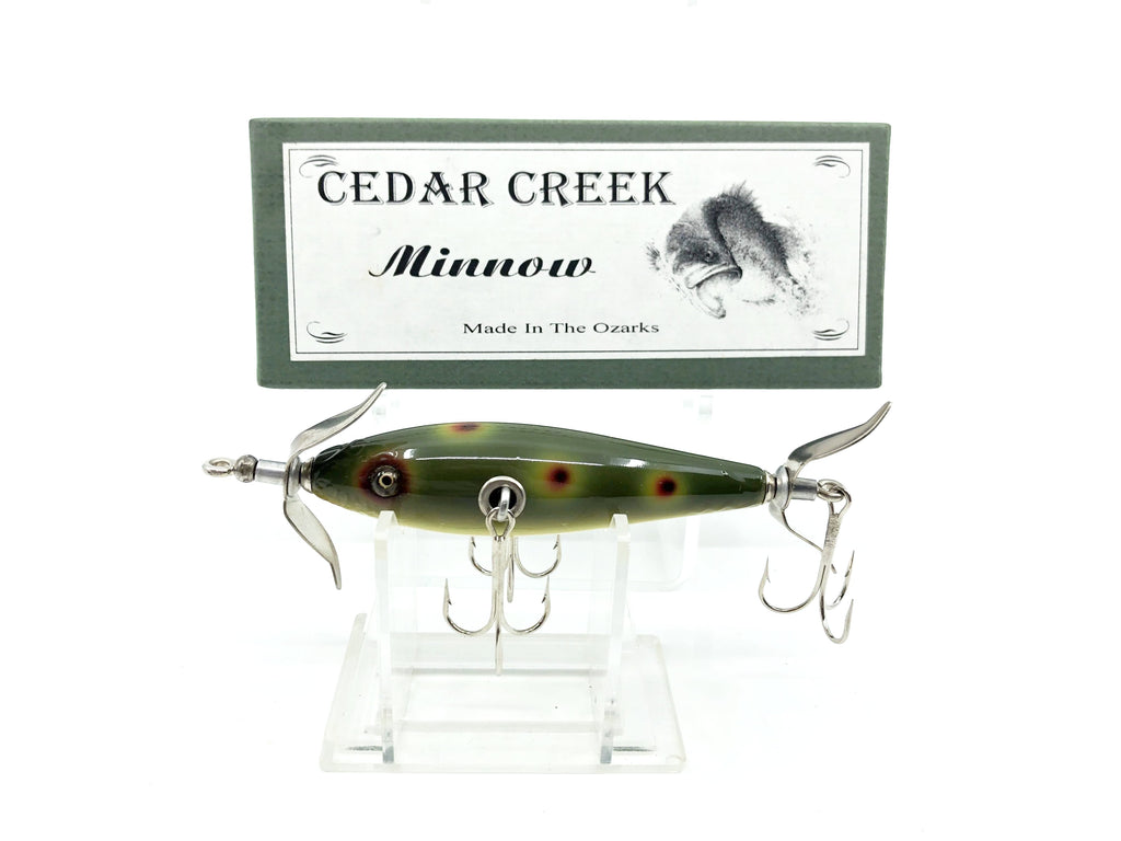 Cedar Creek Minnow Spotted Color FRS with Box - Bargain – My Bait Shop, LLC