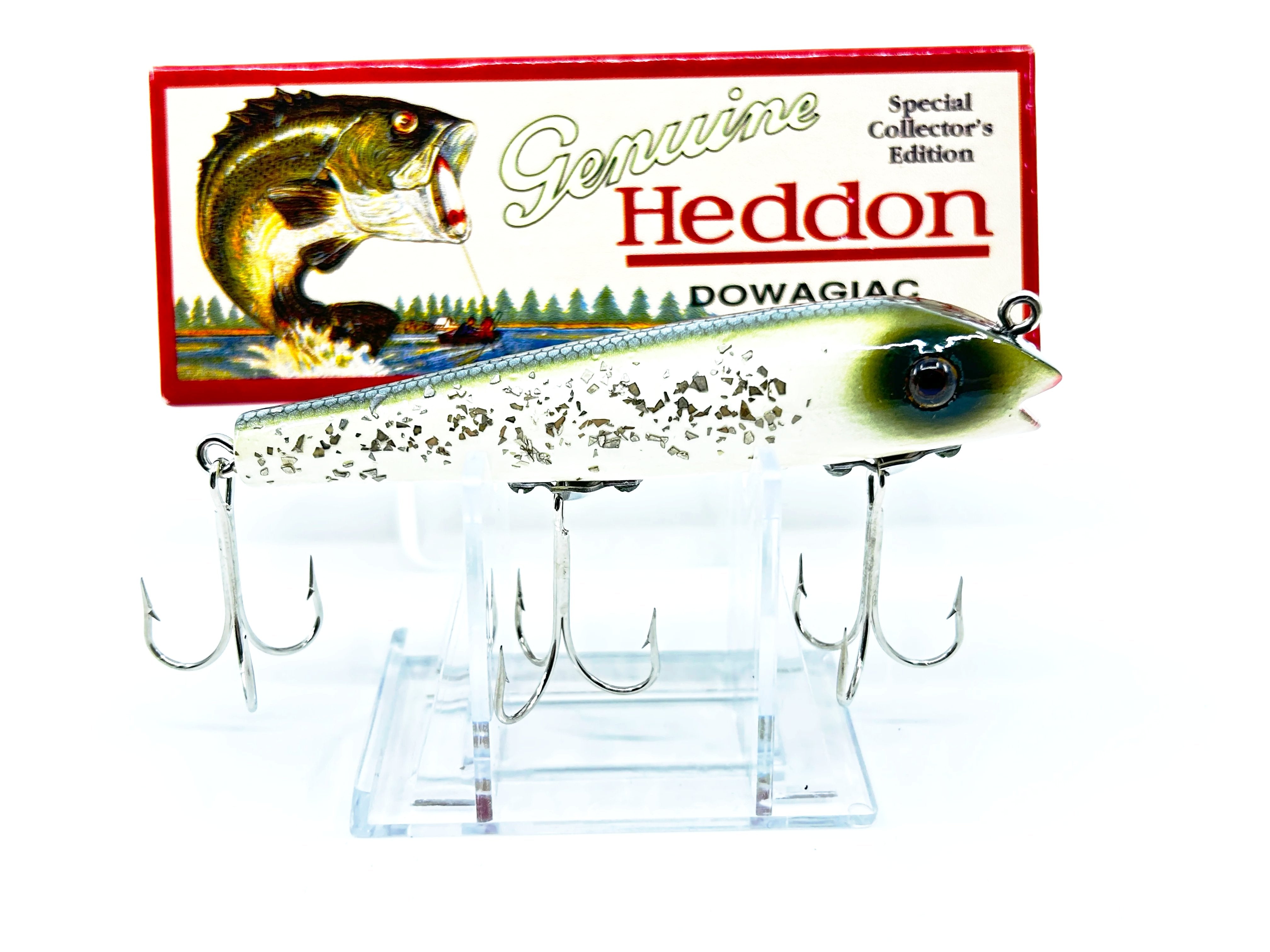 Heddon Centennial Edition Wood Darting Zara in Box NO. X6600W-SS, Silv ...