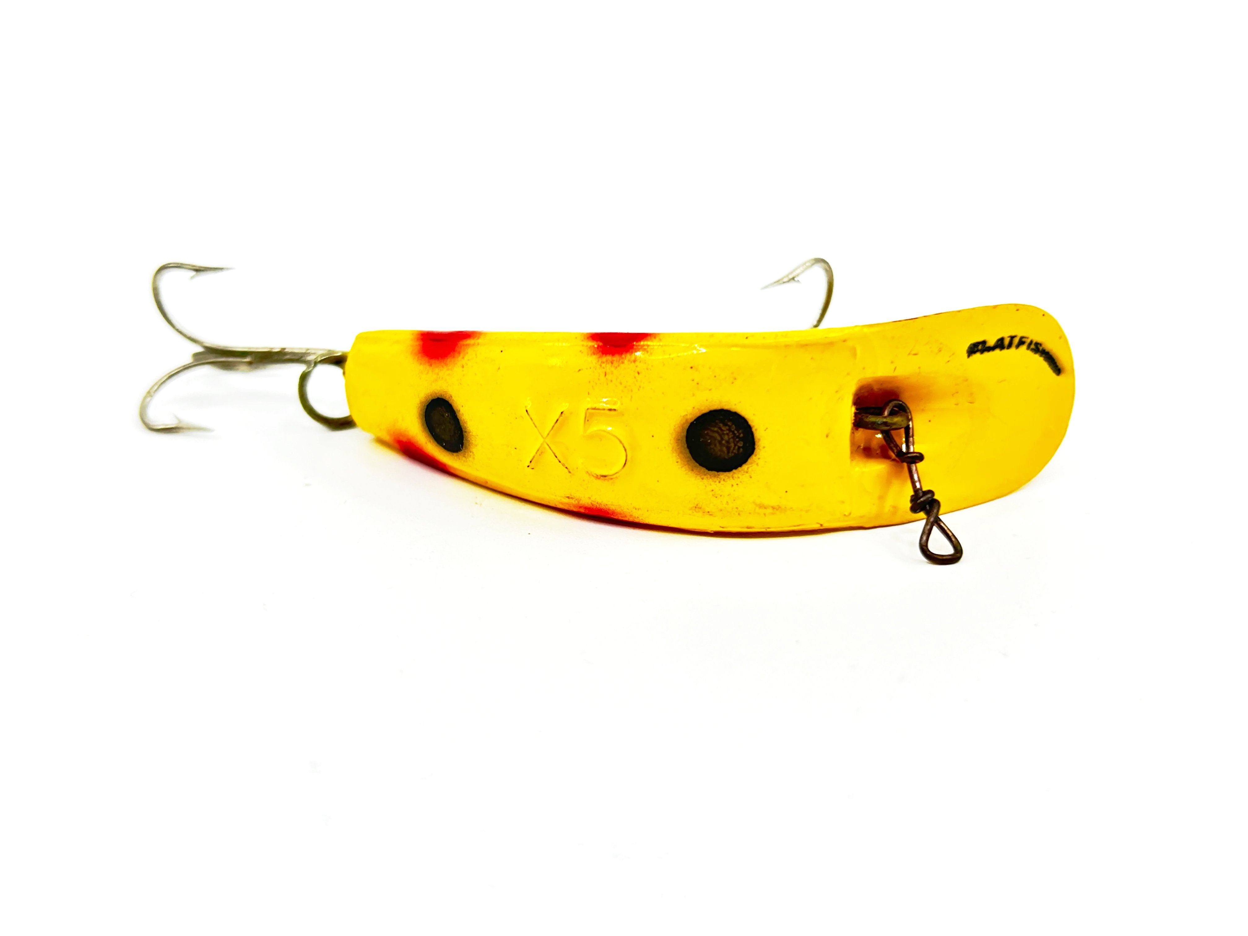 Helin Flatfish X5, Yellow with Spots Color – My Bait Shop, LLC