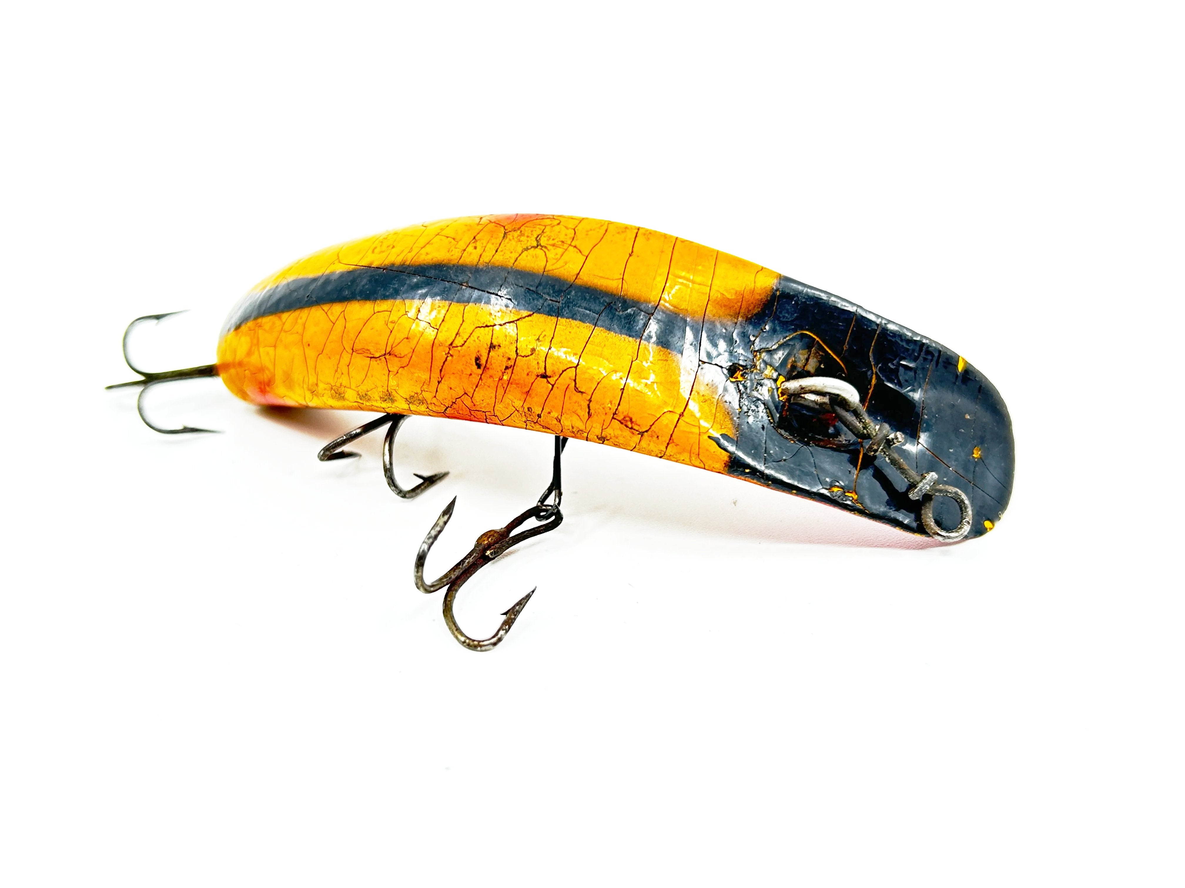 Helin Flatfish T4, Yellow with Stripe and Spots Color-Wooden – My Bait ...
