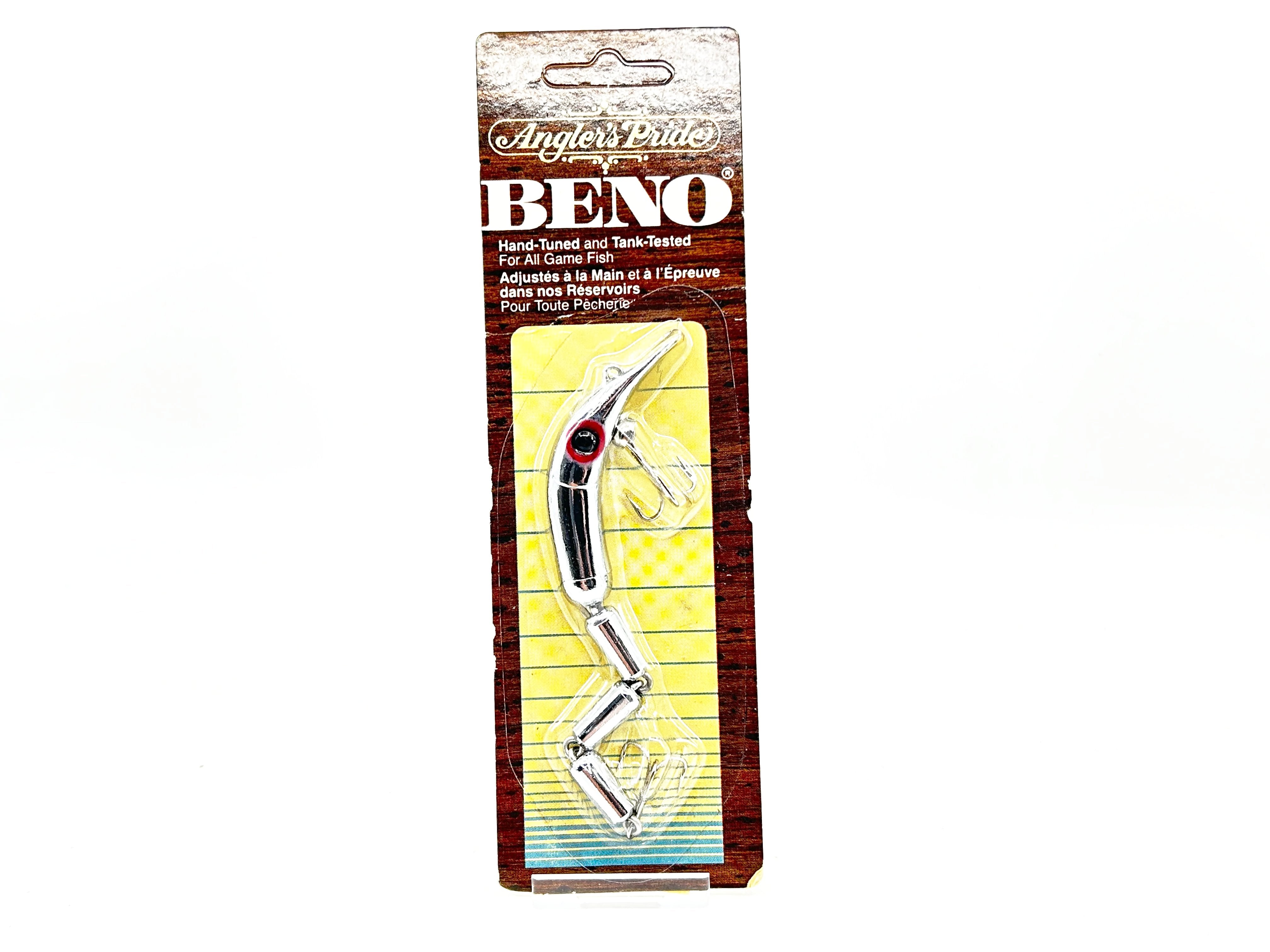 Angler's Pride Beno Lure Eel Chrome Color New on Card – My Bait Shop, LLC